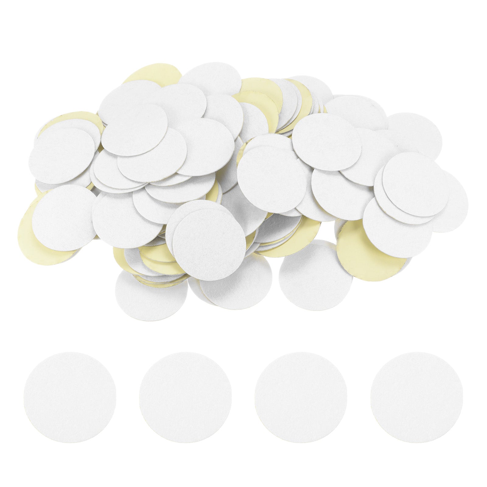 200pcs Round Adhesive Felt, 45mm 1.8" Craft Stickers Non-Woven Fabric ...
