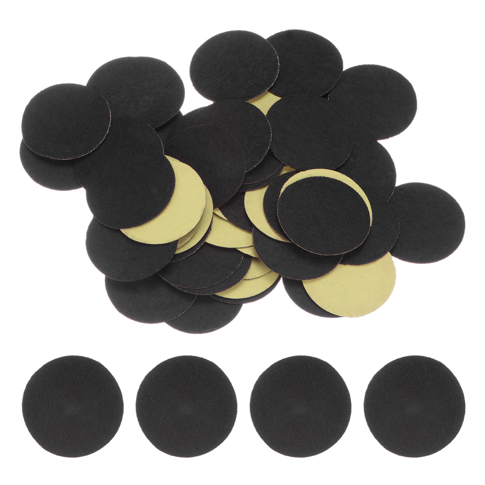 100pcs Round Adhesive Felt Circles, 45mm 1.8" Pre Cut Felt Craft ...