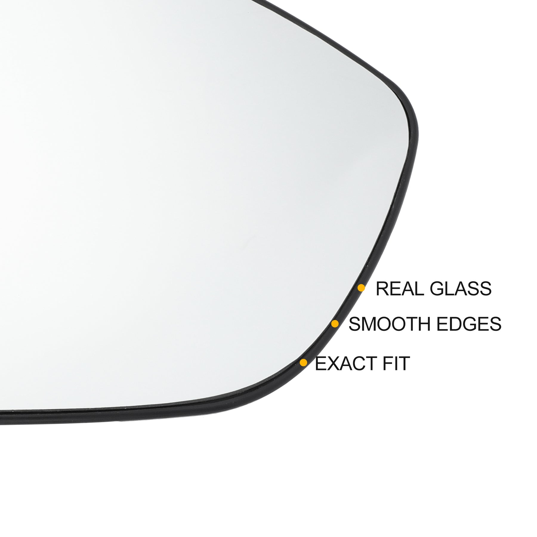 Car Rearview Left Driver Side Mirror Glass Replacement W/ Backing Plate ...