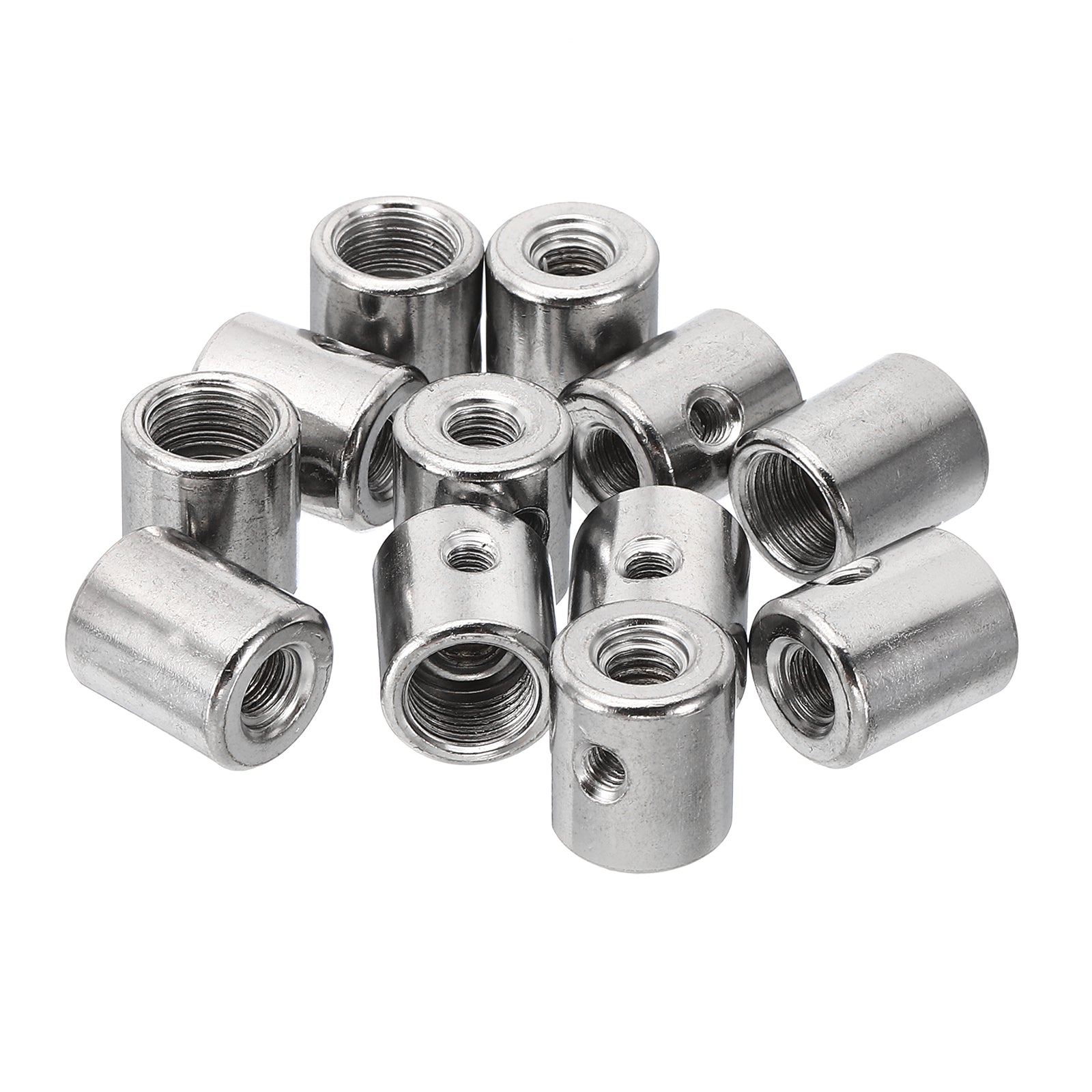 12Pcs M10xM6x16mm Female Thread Reducing Nuts Sleeve Reducer Pipe ...