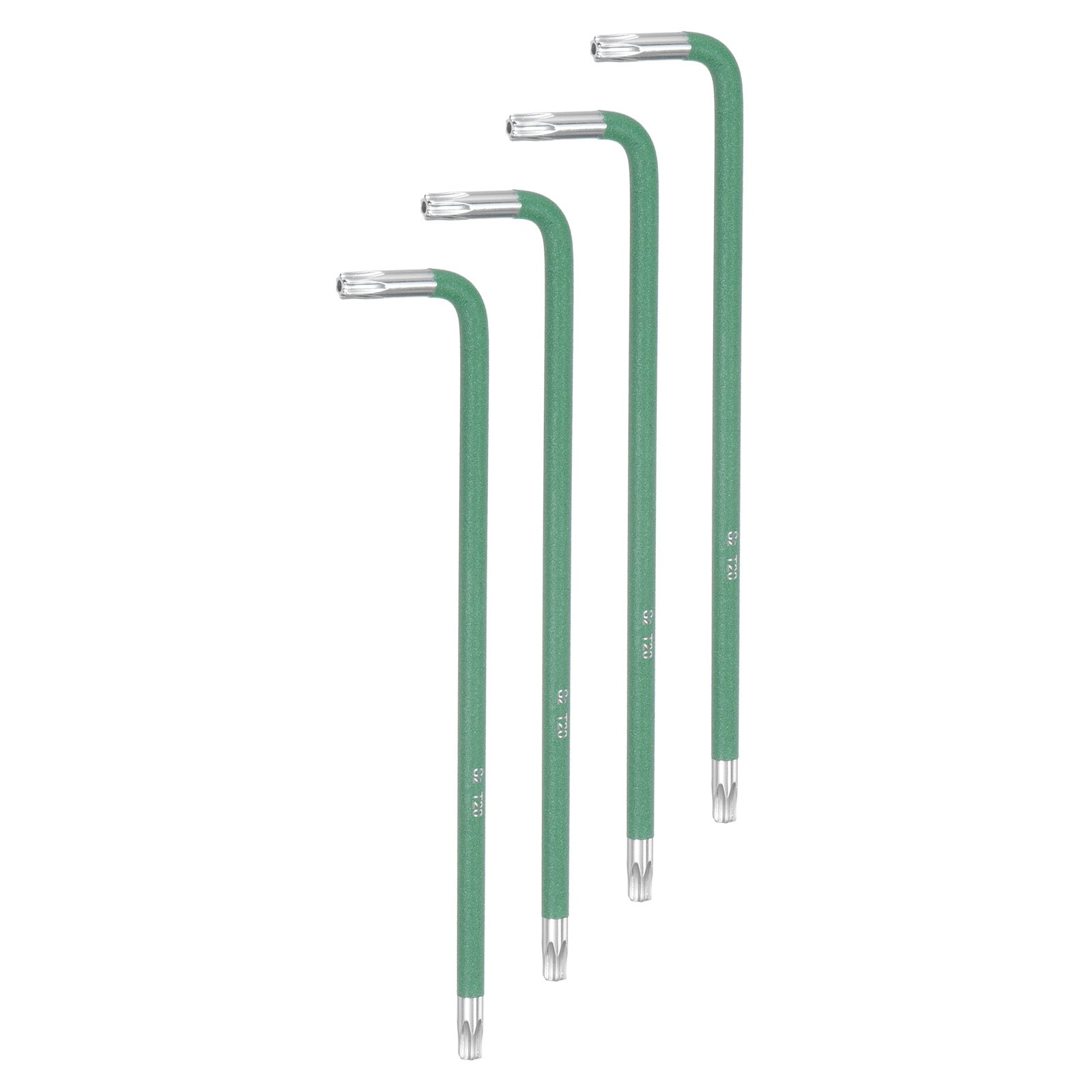 4pcs Hex Key Torx Wrench T20 S2 L-Shape Long Arm 6 Point Hexagon SAE ...