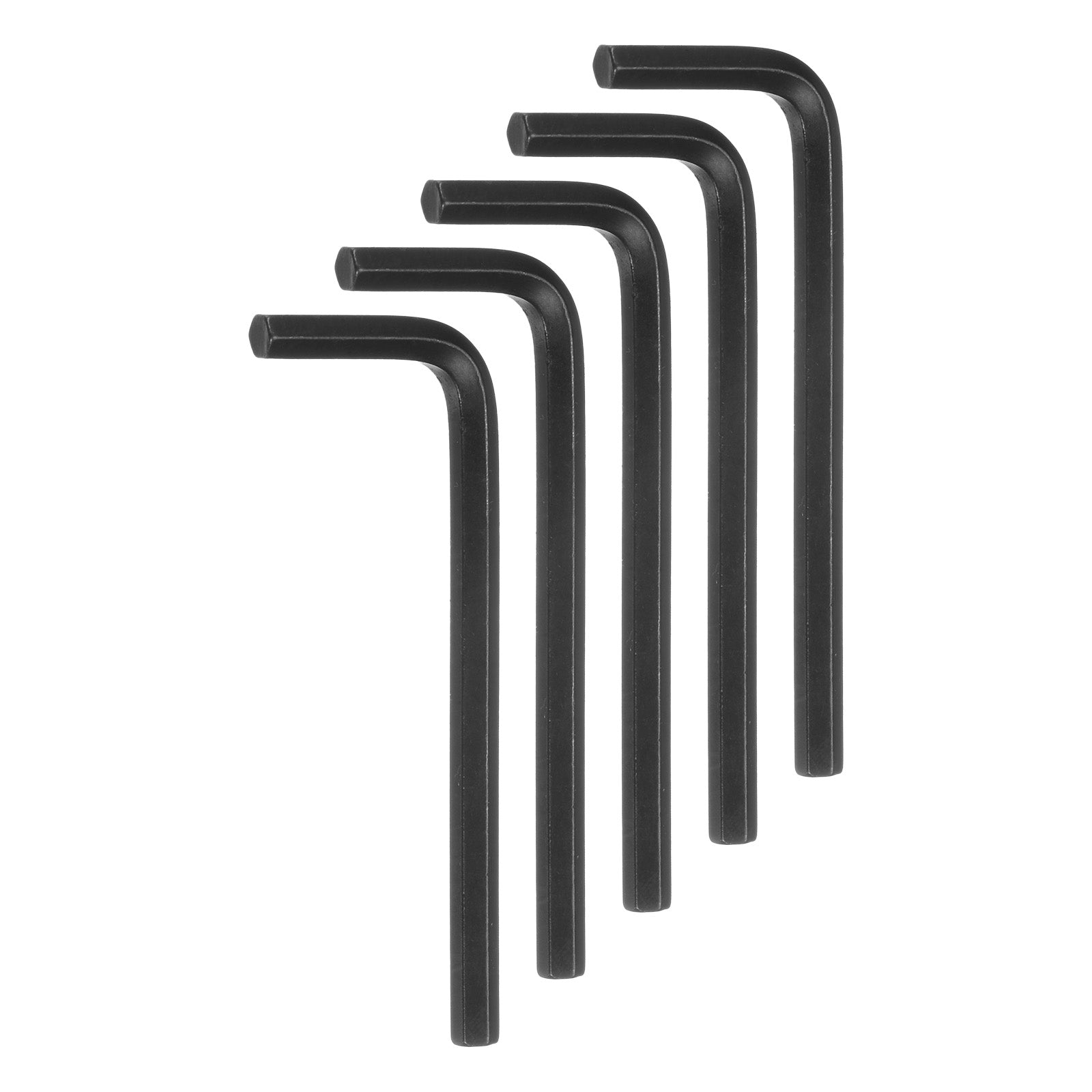 5pcs Hex Key Wrench 4mm CR-V L-Shape Hexagon Metric Wrenches, Black ...