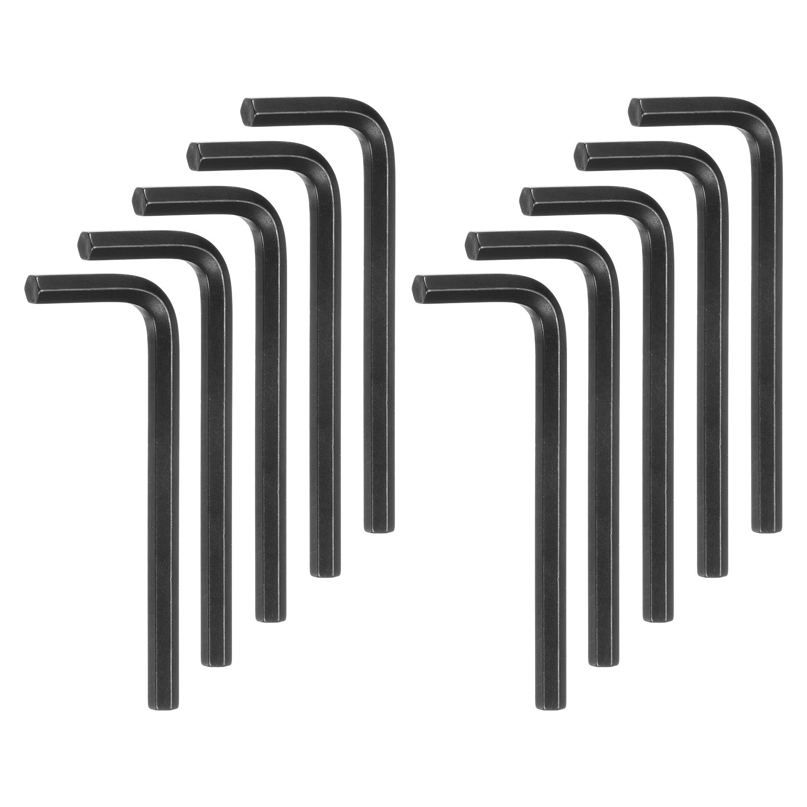 10pcs Hex Key Wrench 3/16" CR-V L-Shape Hexagon SAE Wrenches, Black ...