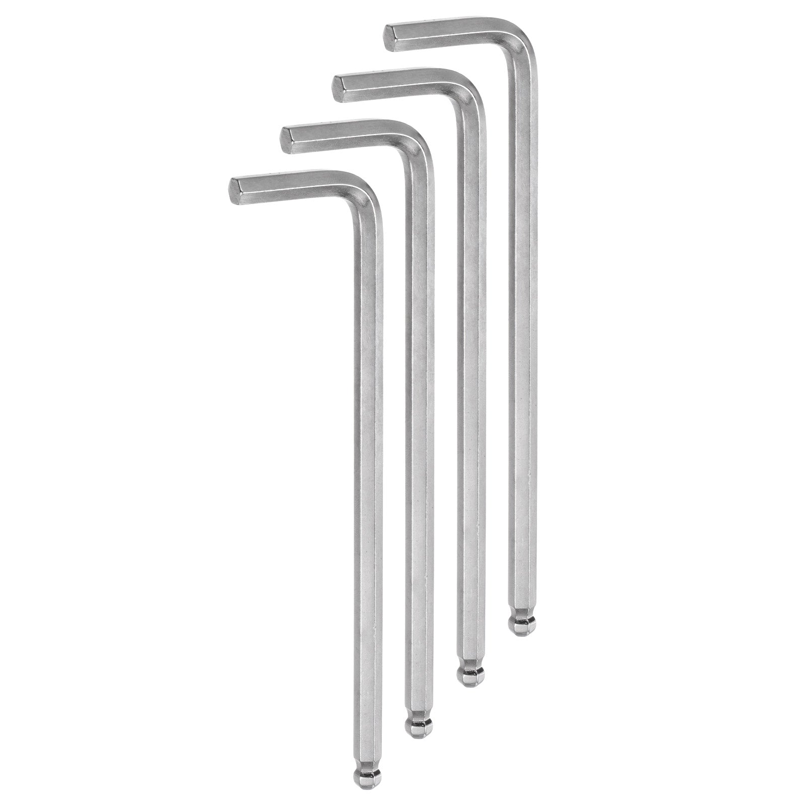 4pcs Ball End Hex Key Wrench 5mm L-Shape Long Arm Hexagon Metric ...