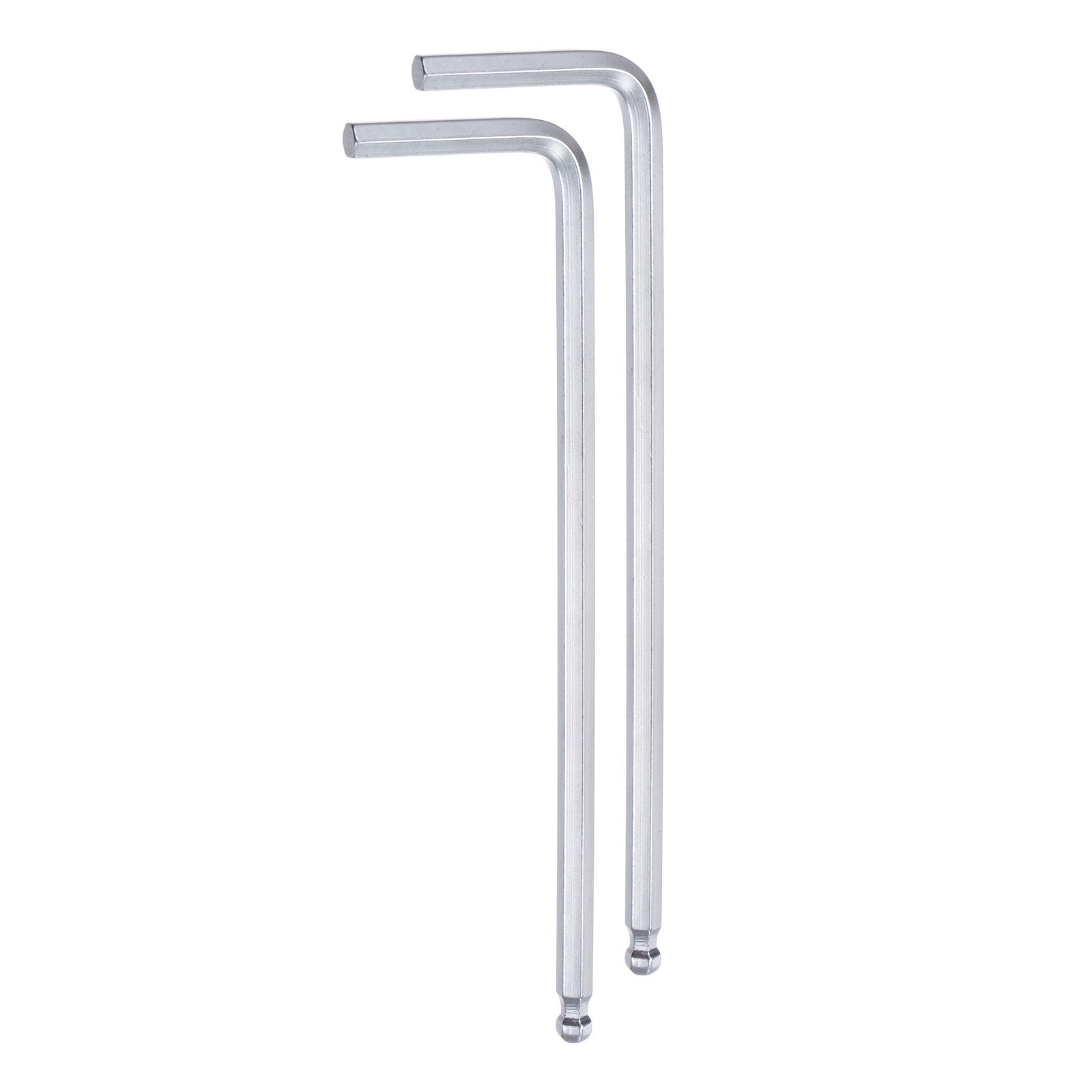 2pcs Ball End Hex Key Wrench 4mm L-Shape Long Arm Metric Wrenches ...
