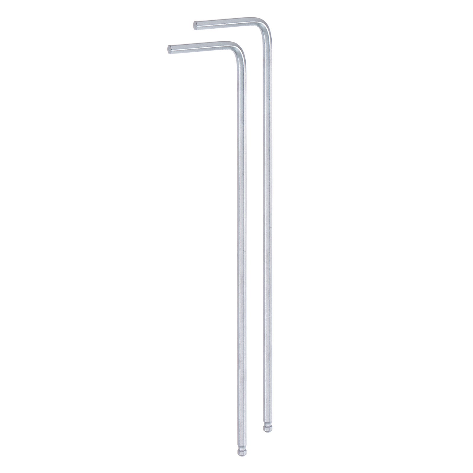 2pcs Ball End Hex Key Wrench 2mm L-Shape Extra Long Arm Hexagon Metric ...