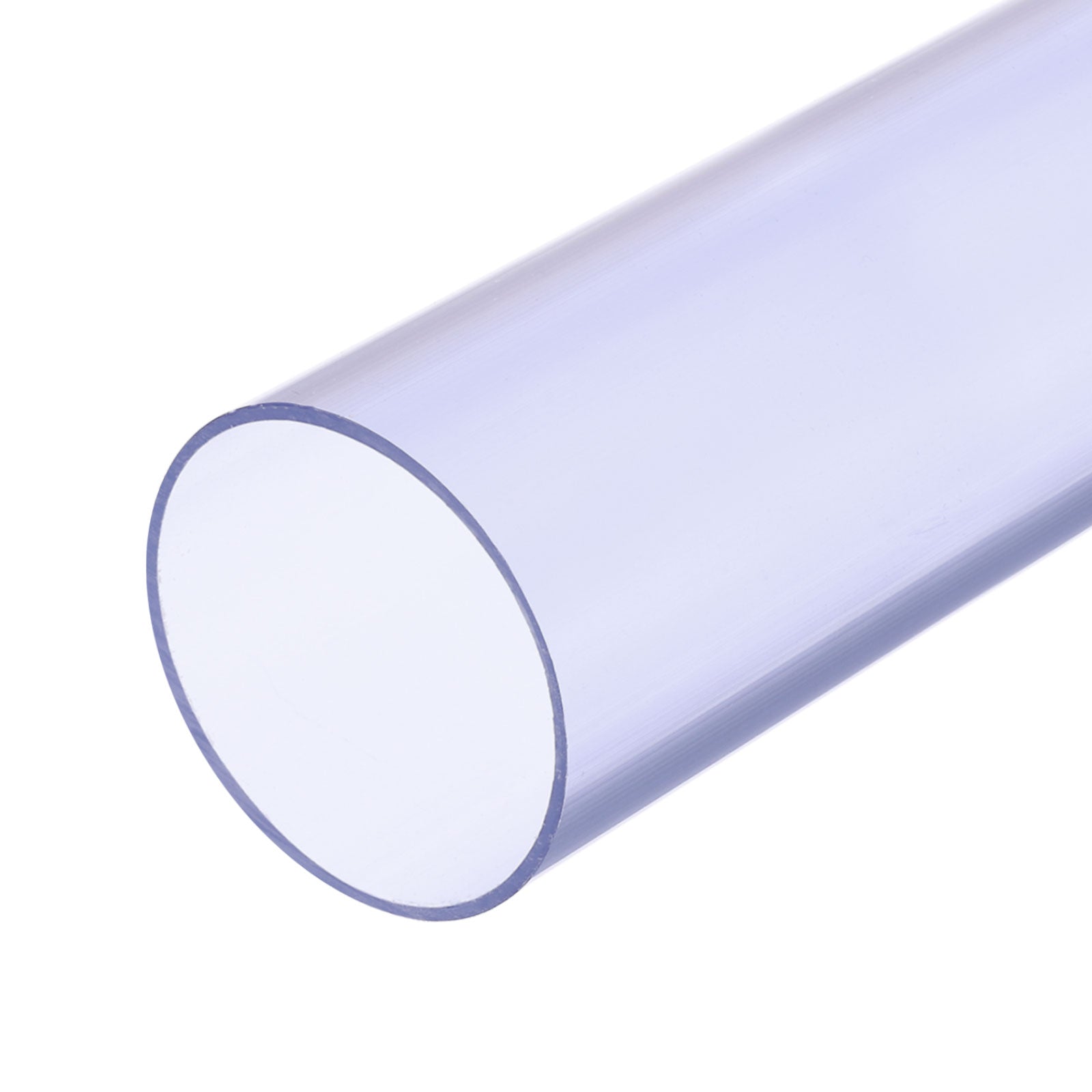 Clear PVC Rigid Pipe 82mm ID 90mm OD 14" High Impact, Clear Blue ...