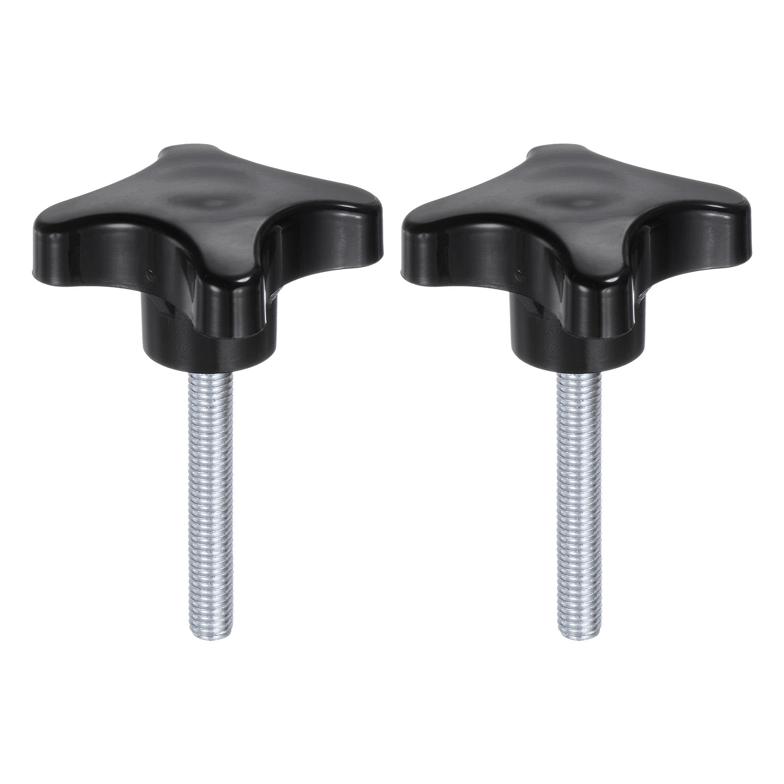 2pcs Star Knobs M8 x 50mm 4-Star Stud Knob Hand Tightening Clamping ...