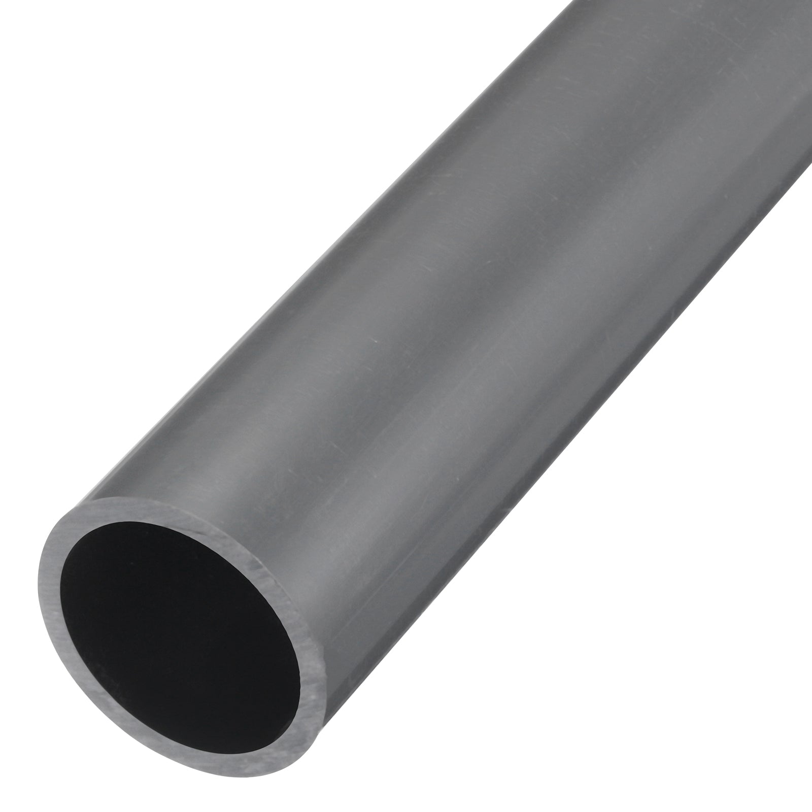 PVC Rigid Round Pipe 40.6mm ID 48mm OD 500mm Light Grey High Impact ...