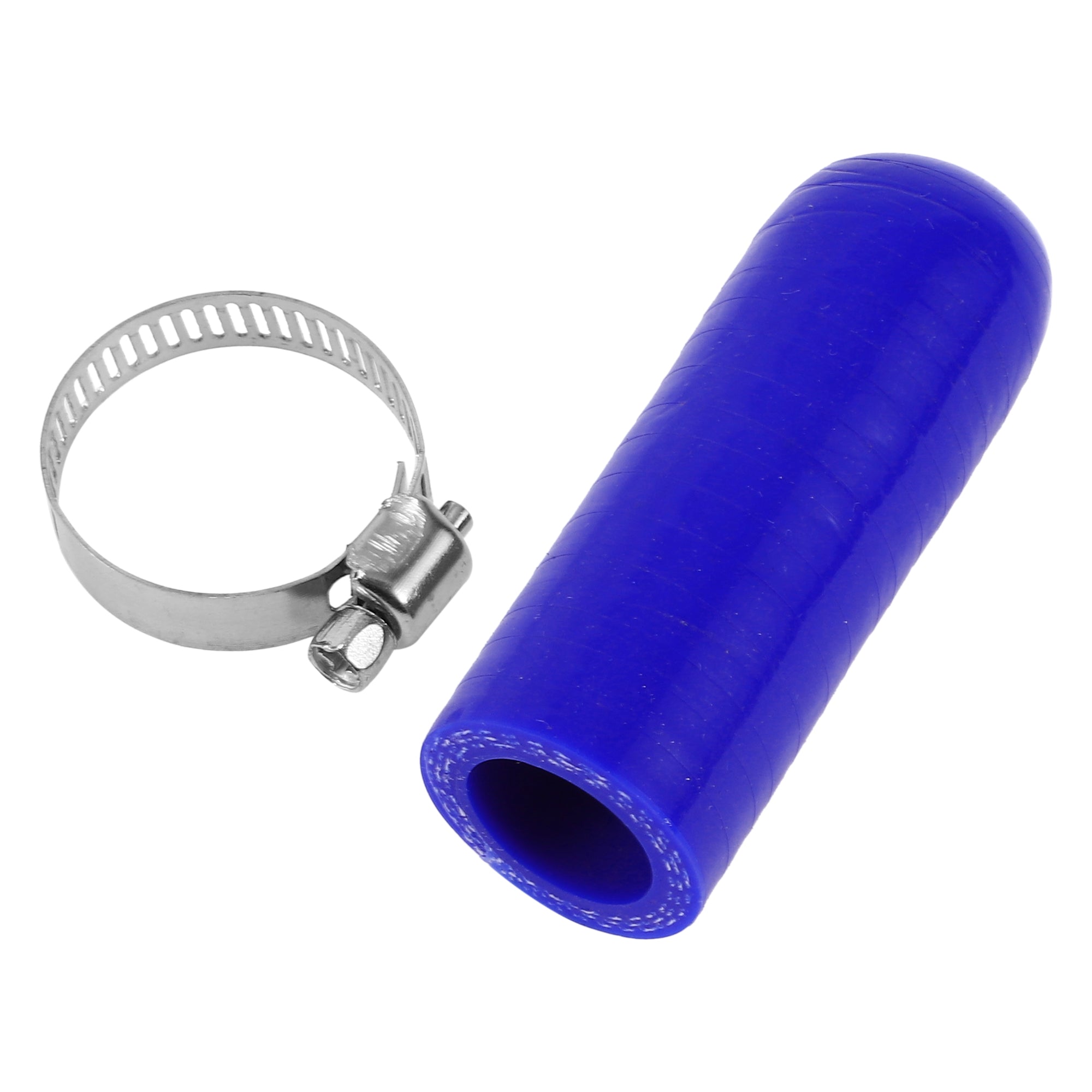 1 Pcs 60mm Length 18mm/0.71" ID Blue Car Silicone Rubber Hose End Cap ...