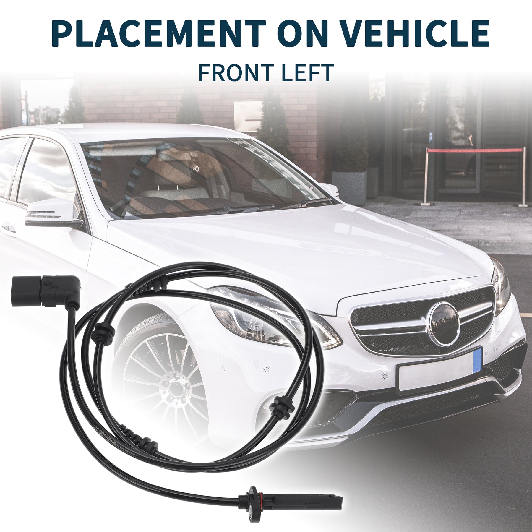 ABS Wheel Speed Sensor for Mercedes-Benz C43 AMG Durable No.A2059057609 ...