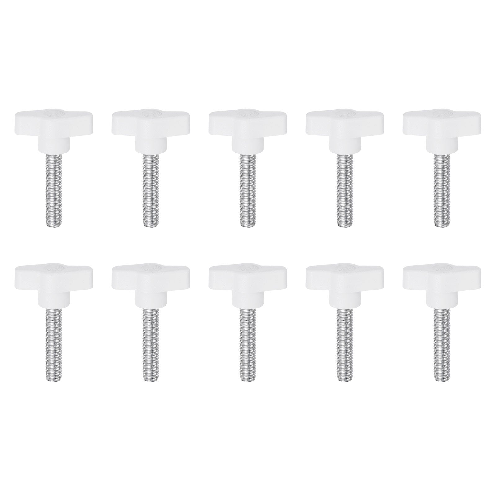 10pcs Wing Knobs M8 x 35mm Tee Stud Knob Thumb Screw Hand Clamping ...