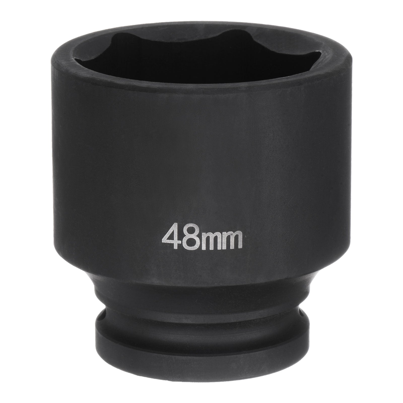 6-Point Impact Socket 3/4" Drive 48mm Metric 40Cr Alloy Steel Spindle ...