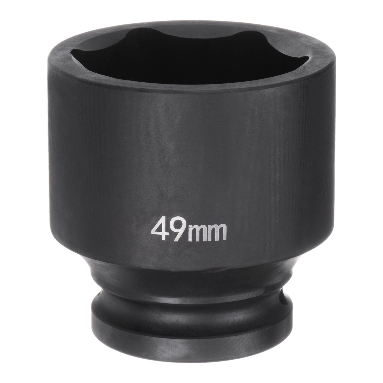 6-Point Impact Socket 3/4" Drive 49mm Metric 40Cr Alloy Steel Spindle ...