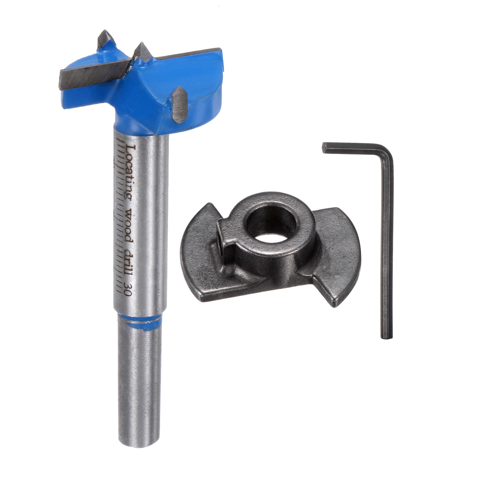 Forstner Drill Bit 30mm (1-3/16") Carbide Adjust Depth Wood Drill Bits ...