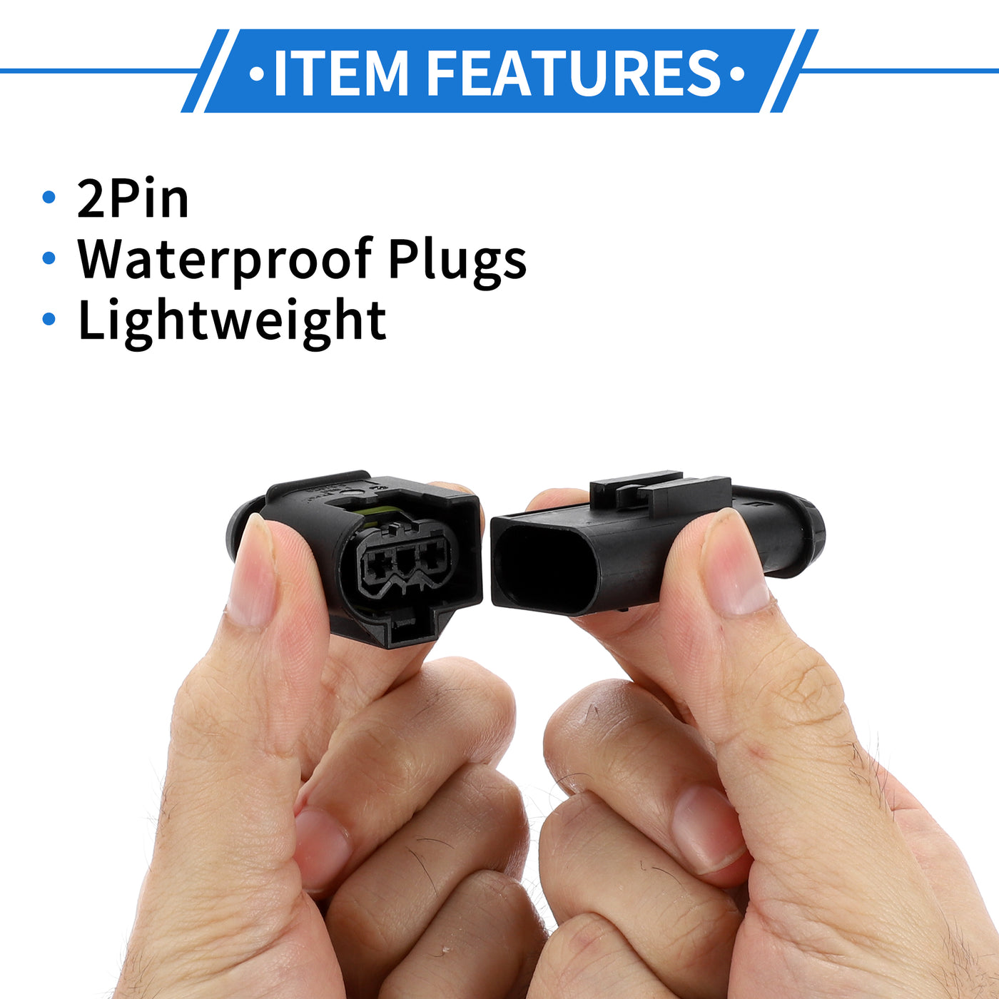 2 Pin Air Pump Connector Plug Kit Compatible for Mercedes-Benz ...