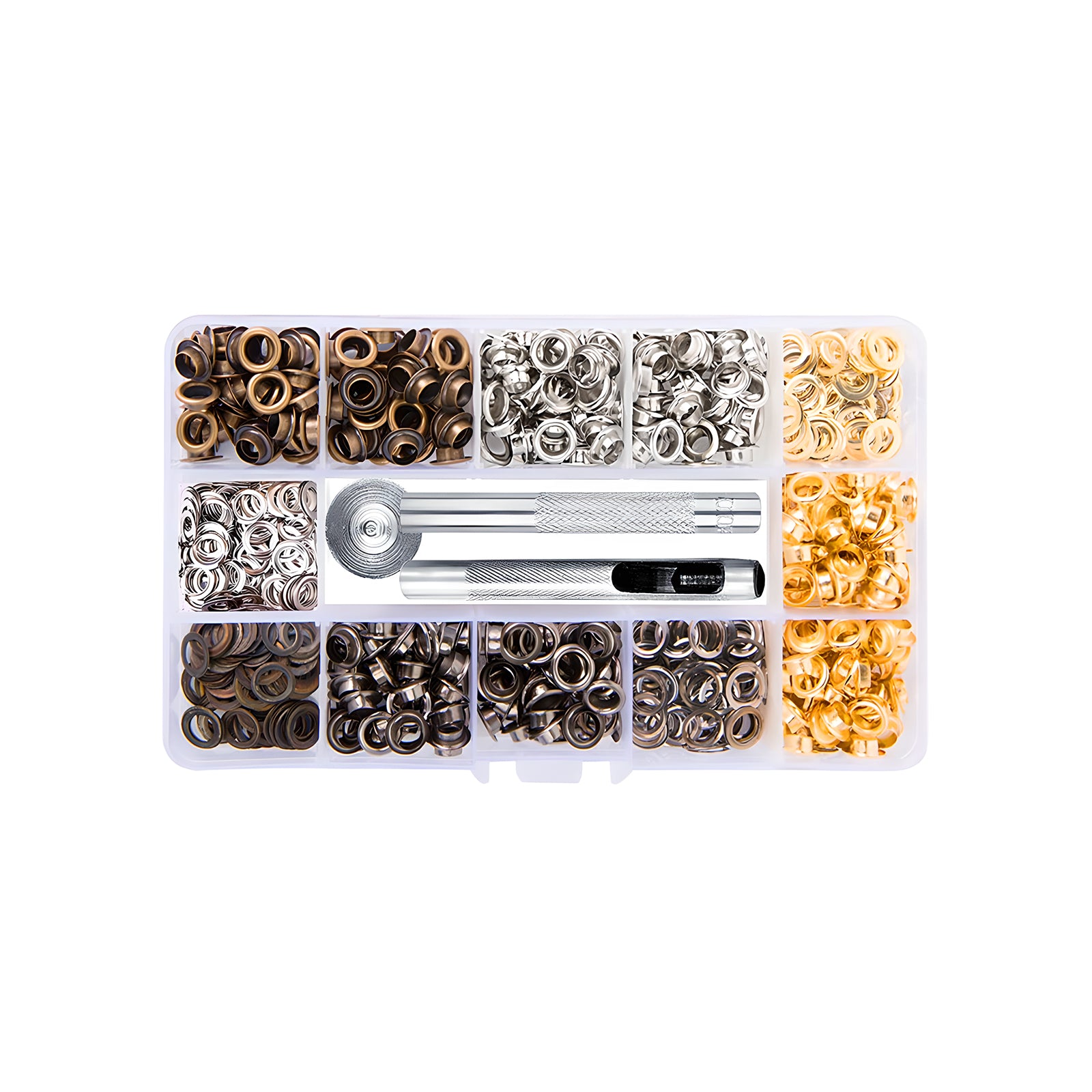 5mm Brass Grommet Kit 400 Sets Grommets Eyelets with 3 Pieces Install ...