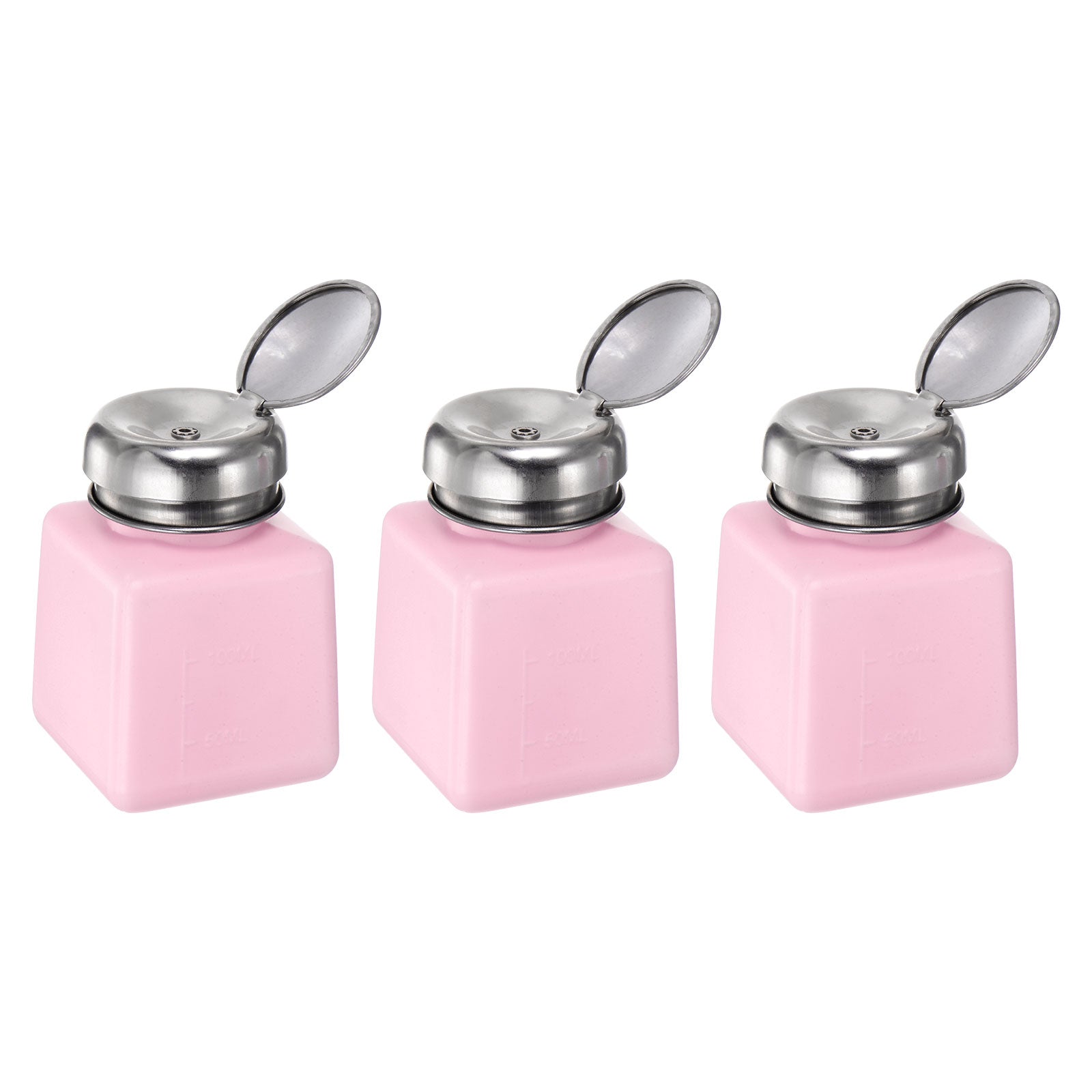 3pcs Solvent Alcohol Dispensers 100ml(3.4oz) Push Down Liquid Dispenser ...