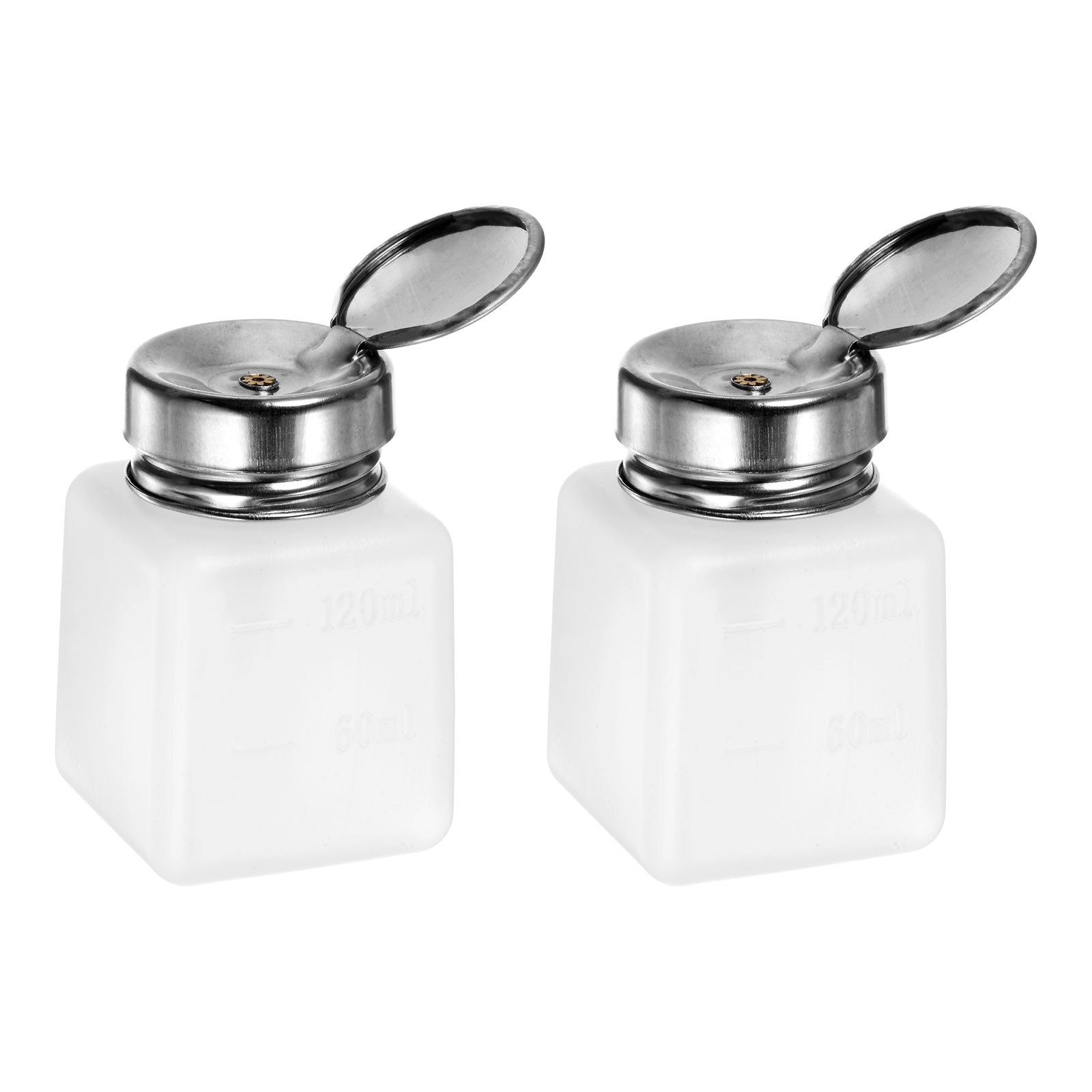 2pcs Solvent Alcohol Dispensers 120ml(4oz) Push Down Liquid Dispenser ...