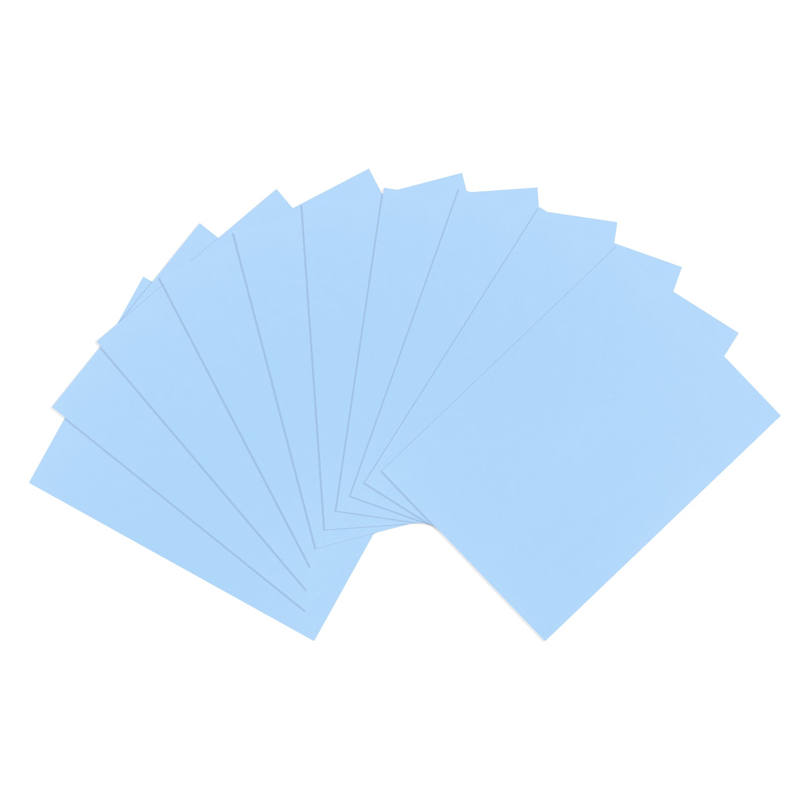 Foam Sheets Crafts 12x9 Inch 2mm EVA Craft Paper Sheets Light Blue 10 ...