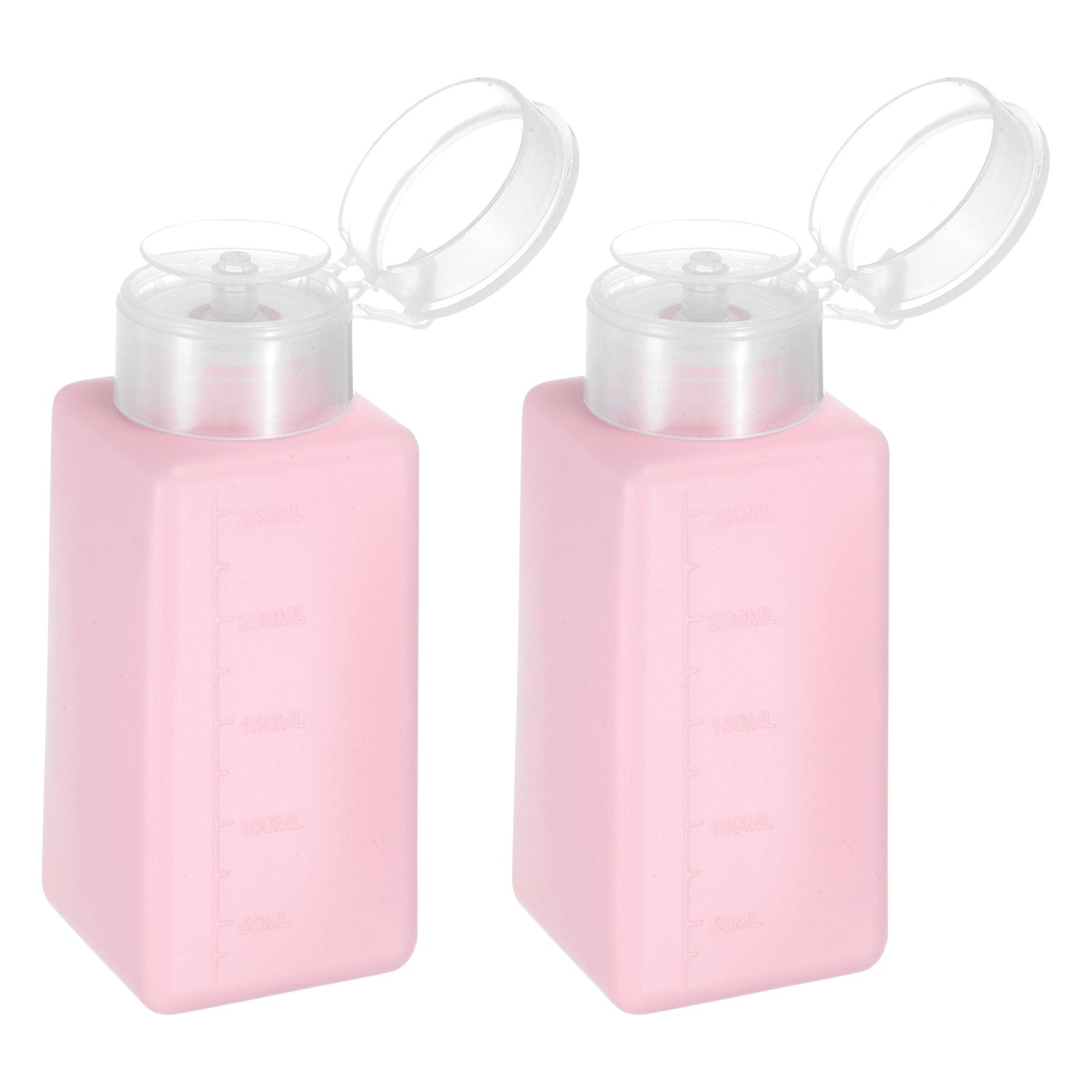 2pcs Solvent Alcohol Dispenser 250ml Push Down Dispenser Pump, Pink ...