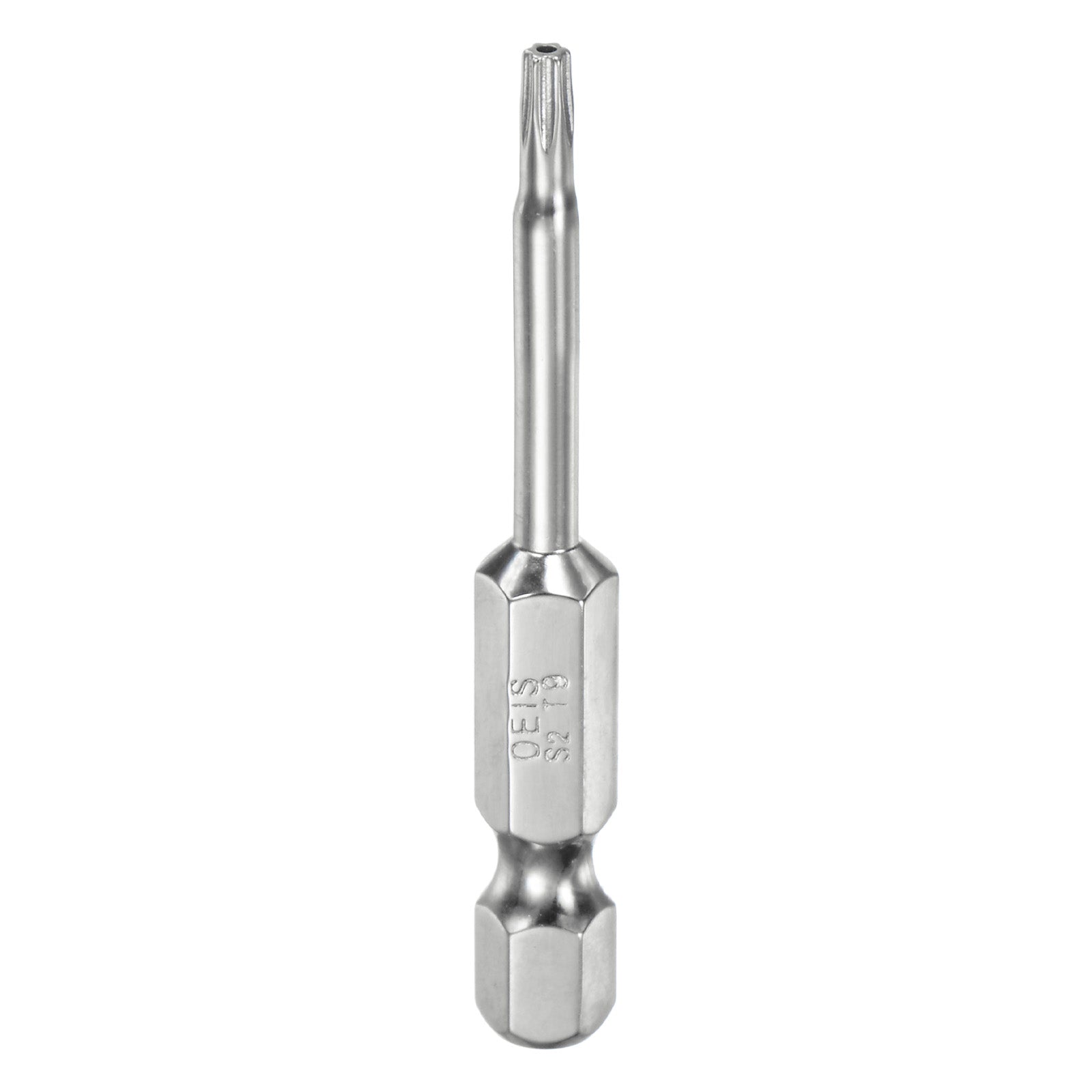 T9 Security Torx Bit 1/4" Hex Shank 2" Long Tamper Resistant Star Bits ...
