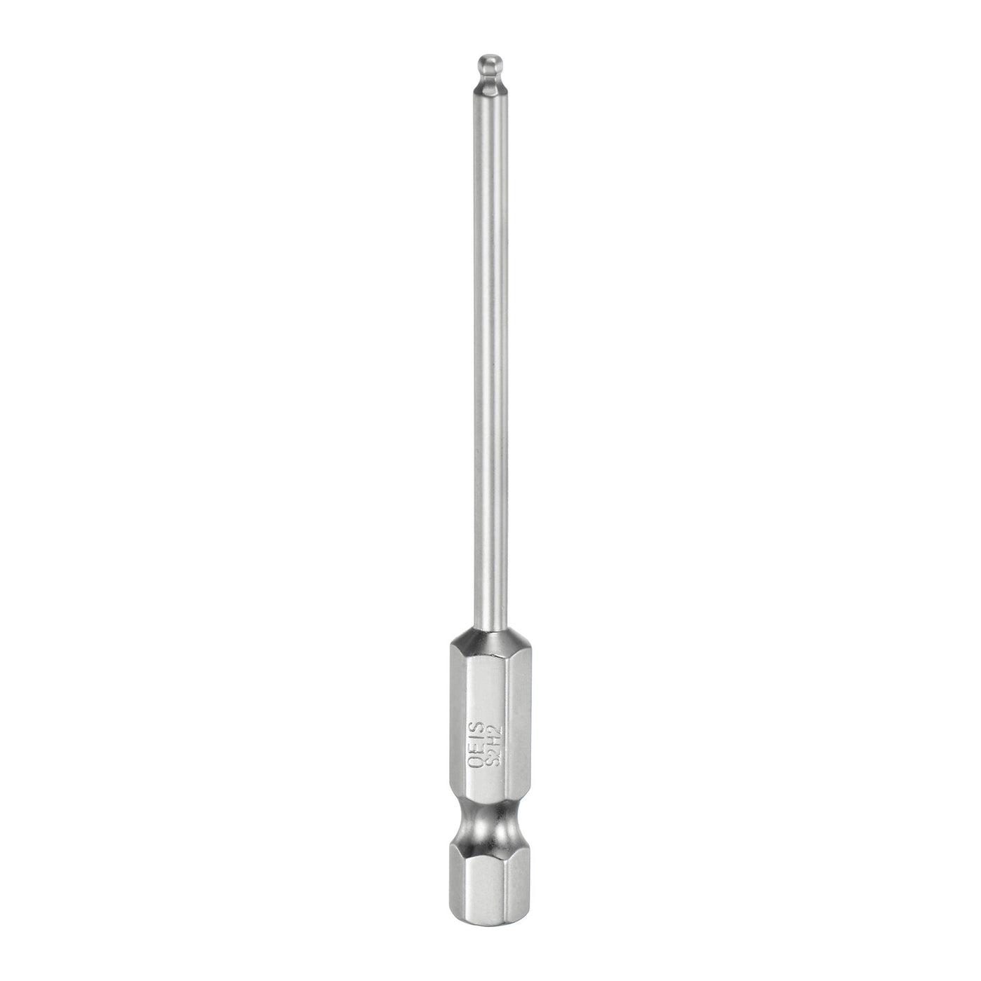 Ball End Hex Screwdriver Bit Set 2mm Magnetic 1/4" Hex Shank 3" Long ...