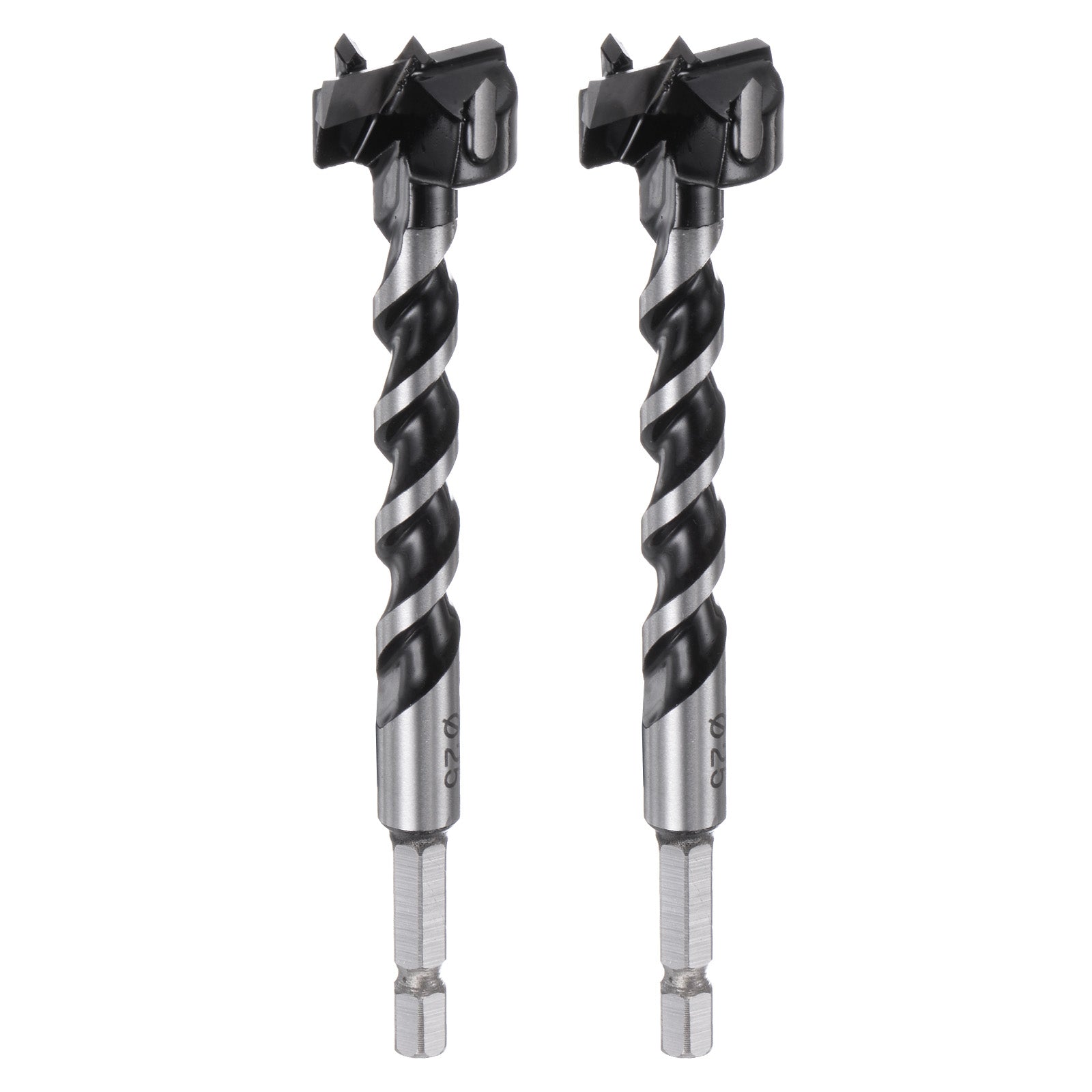 2 Pcs Forstner Drill Bit 25mm YG8/C1 Tungsten Carbide Wood Hole Saw ...