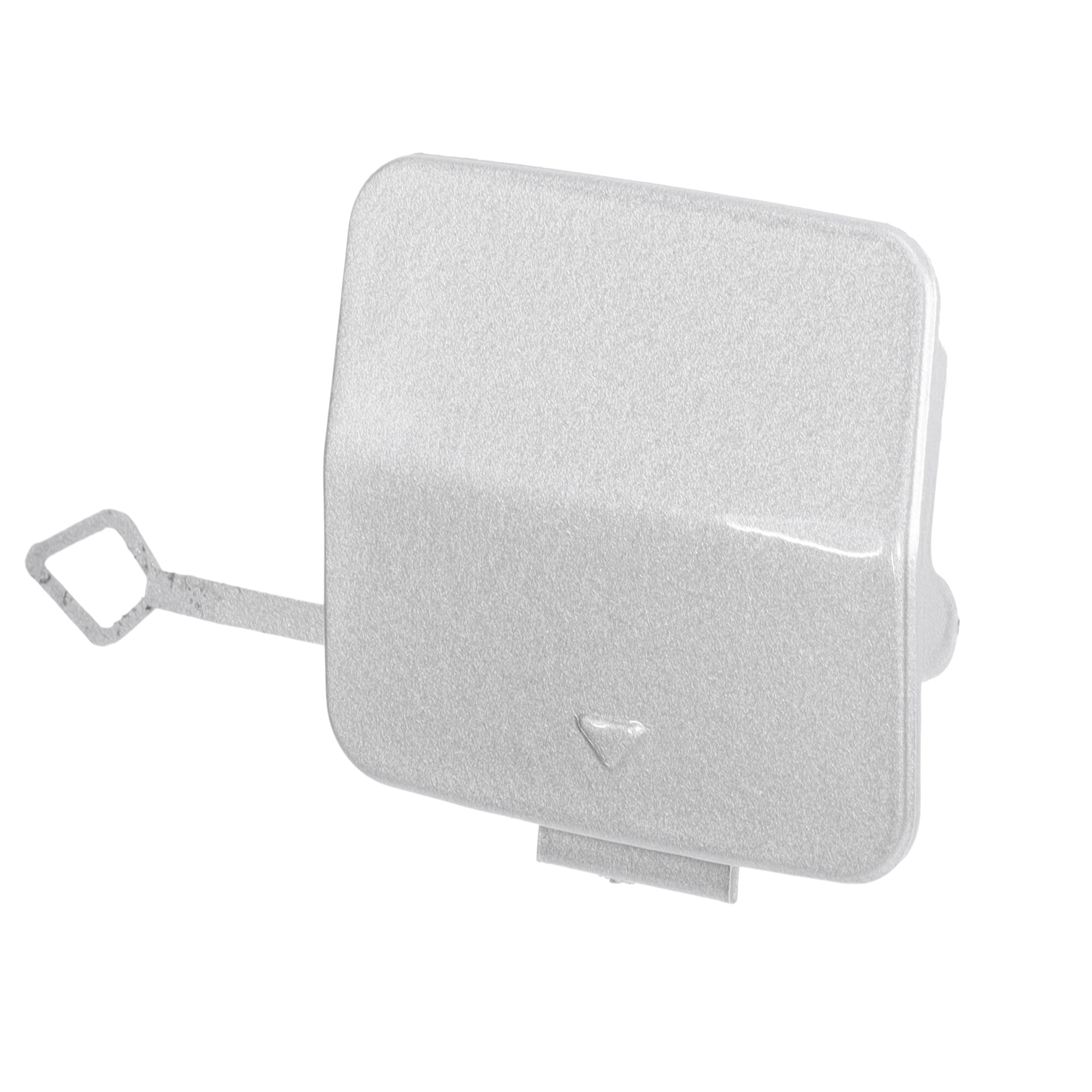 Front Car Bumper Tow Hook Cover Tow Cover Cap Ice Silver Metallic Fit ...