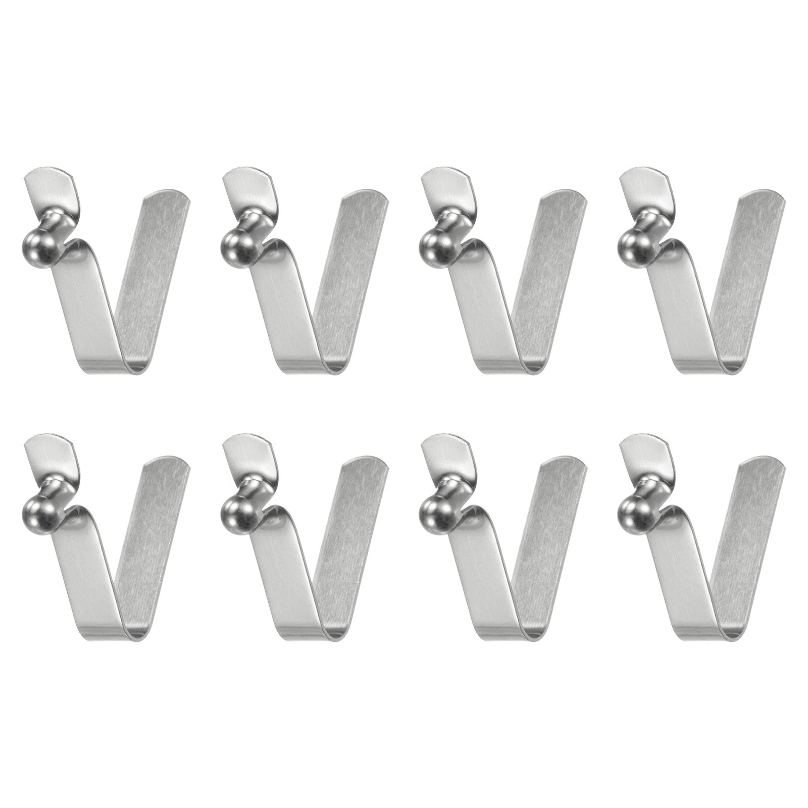 8pcs 3.8x5.6x21mm Single Button V-Shaped Paddle Snap Spring Clips ...