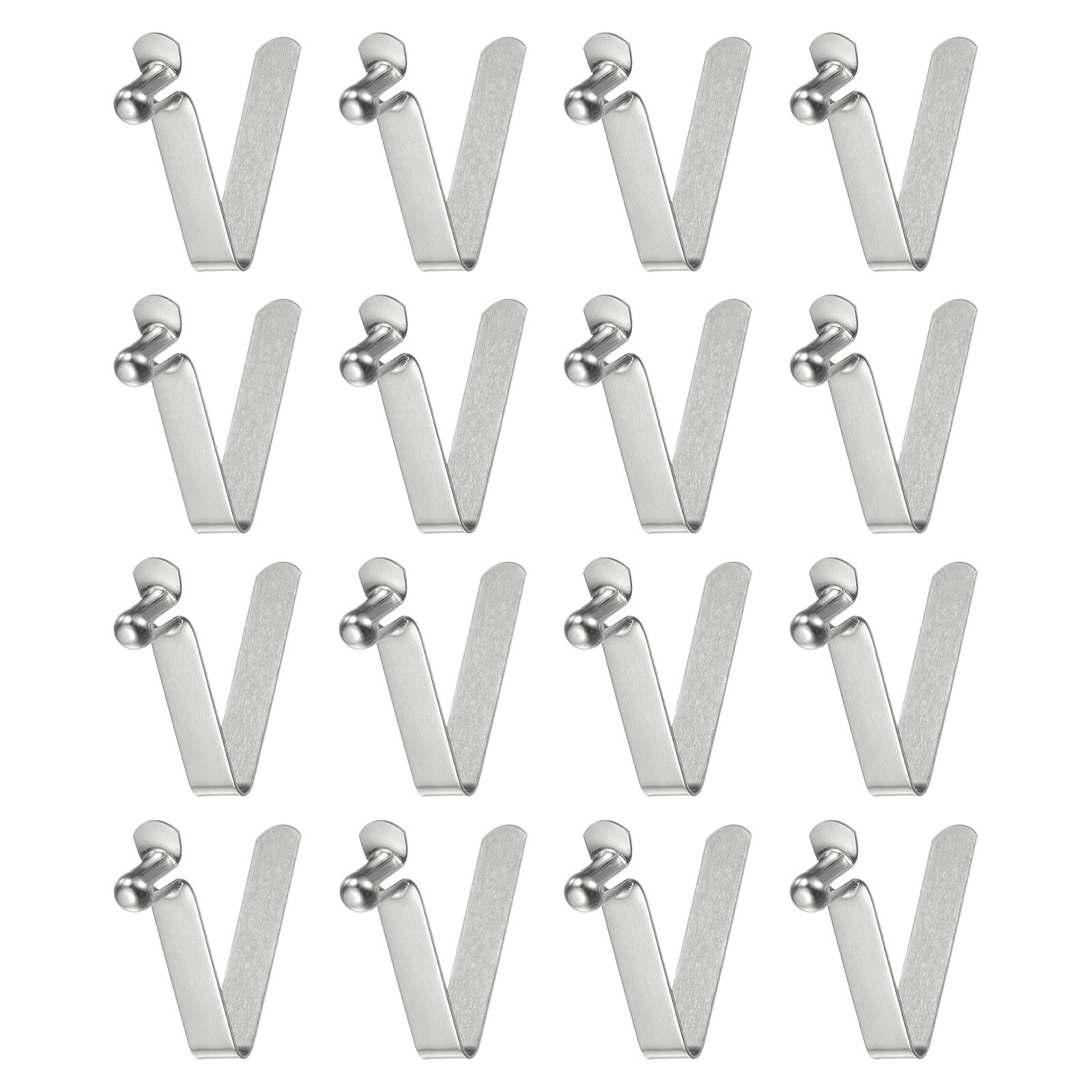 16pcs 5x8.5x30mm Single Button V-Shaped Paddle Snap Spring Clips Hollow ...