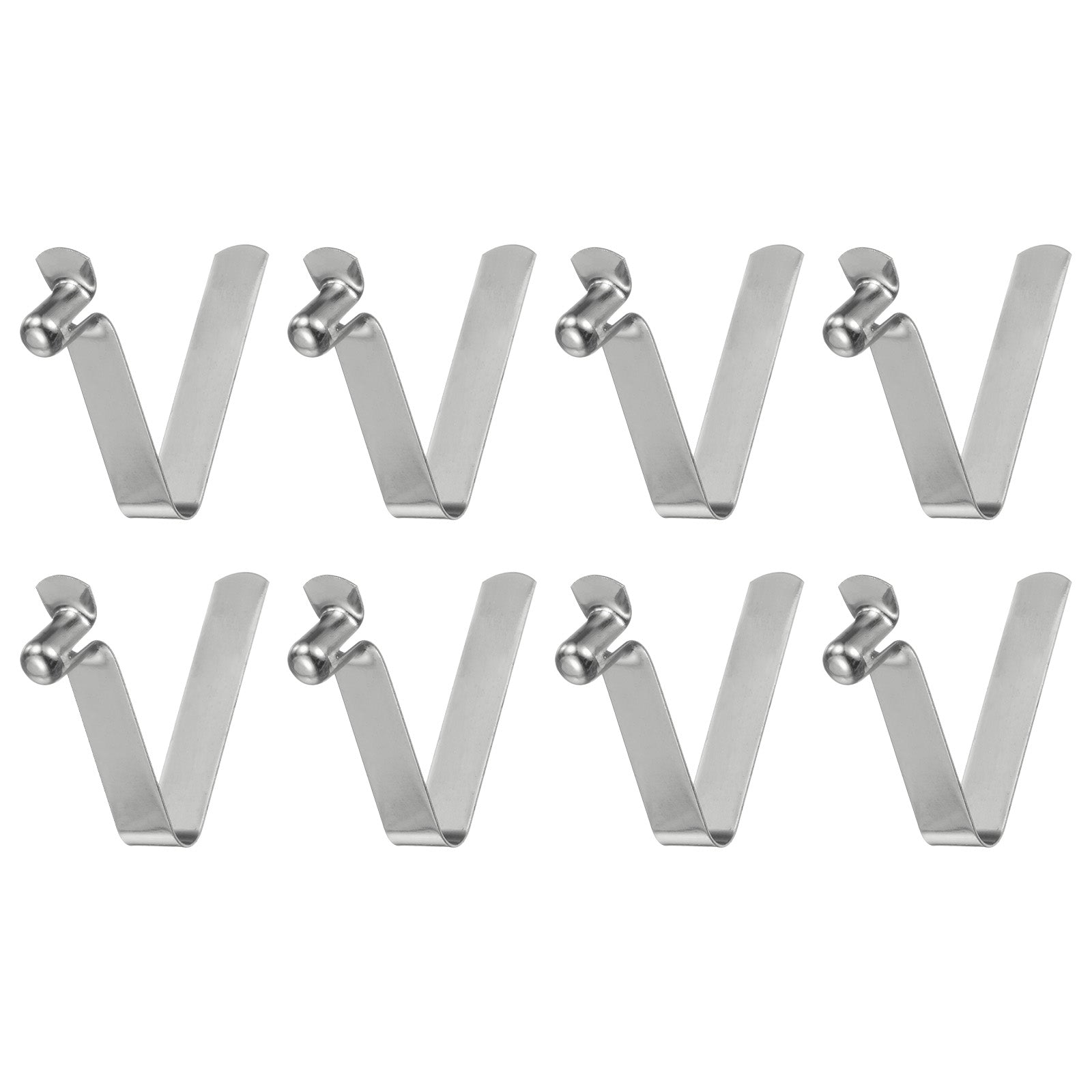 8pcs 5.5x8.5x34mm Single Button V-Shaped Paddle Snap Spring Clips ...