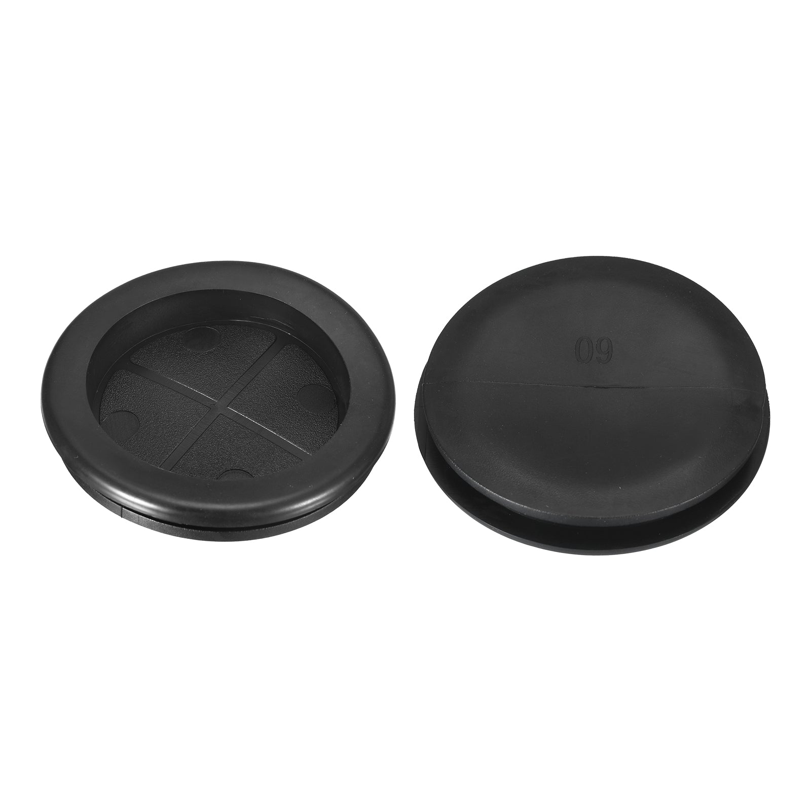 Uxcell 2Pcs Single Sided Rubber Grommets 2-3/8" (60mm) Drill Hole, 2 ...