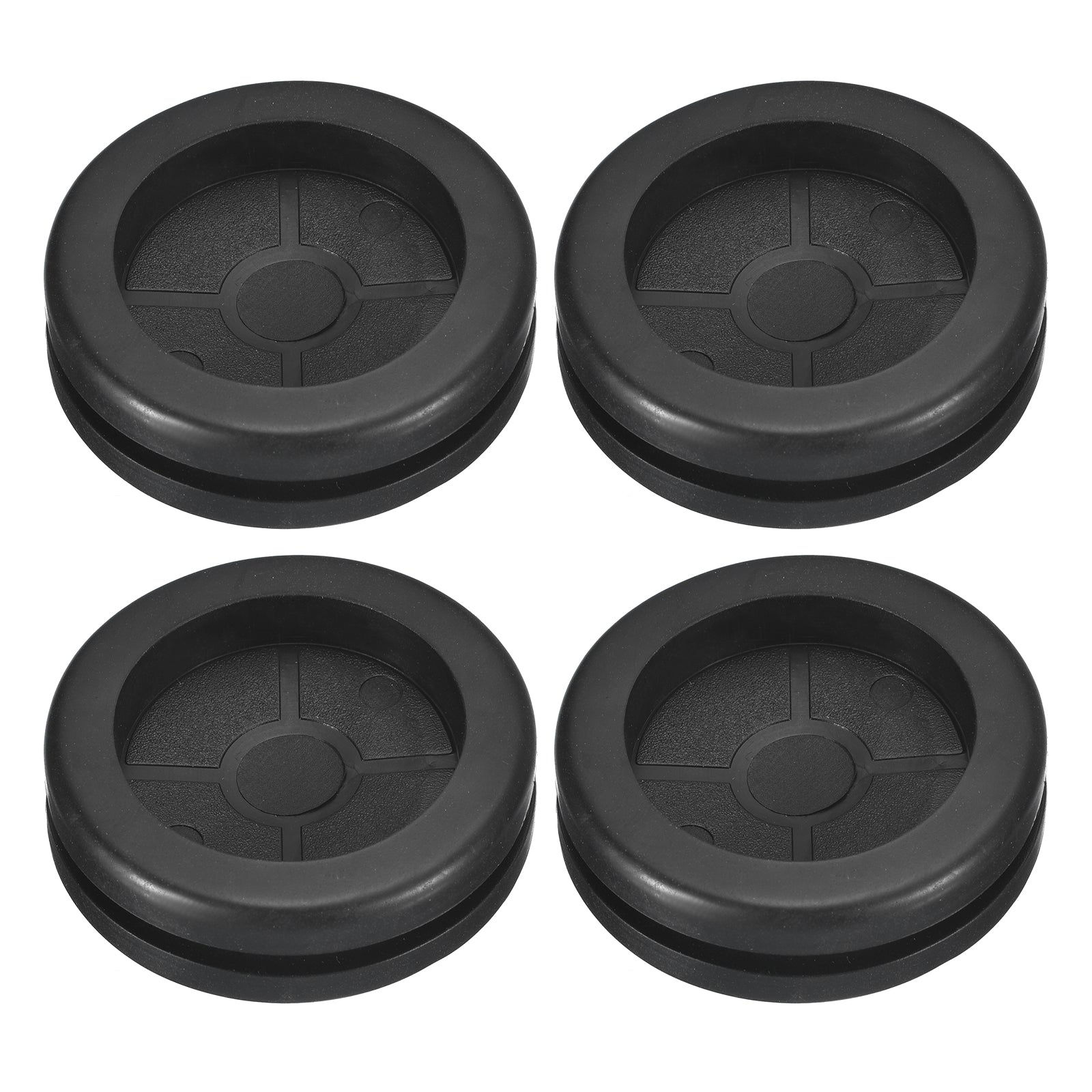 Uxcell 4Pcs Double Sided Rubber Grommets 1-7/8" (47mm) Drill Hole, 1-2/ ...