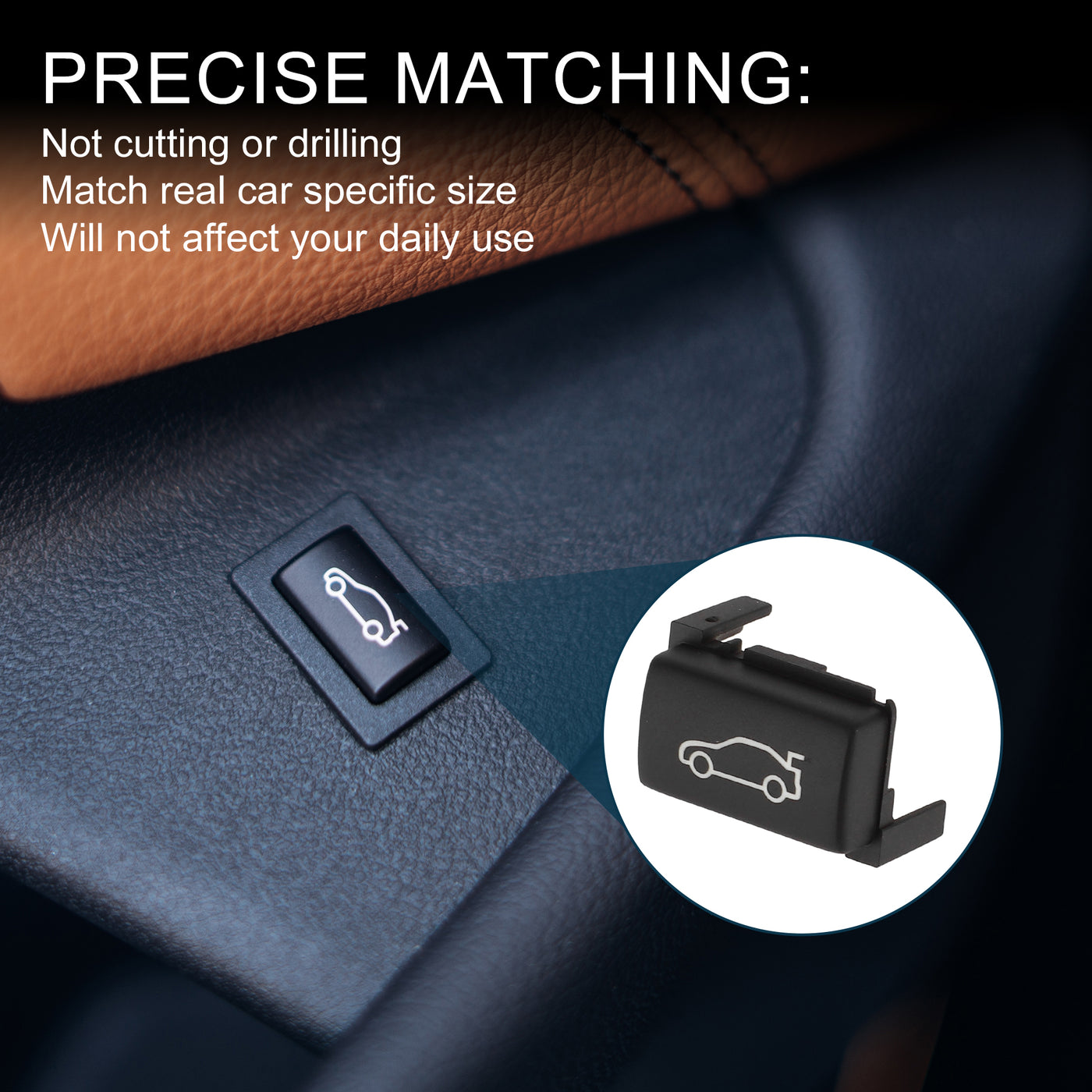 Tailgate Rear Trunk Switch Button Cover for BMW 1 2 3 4 5 6 7 X1 X3 Z4 ...