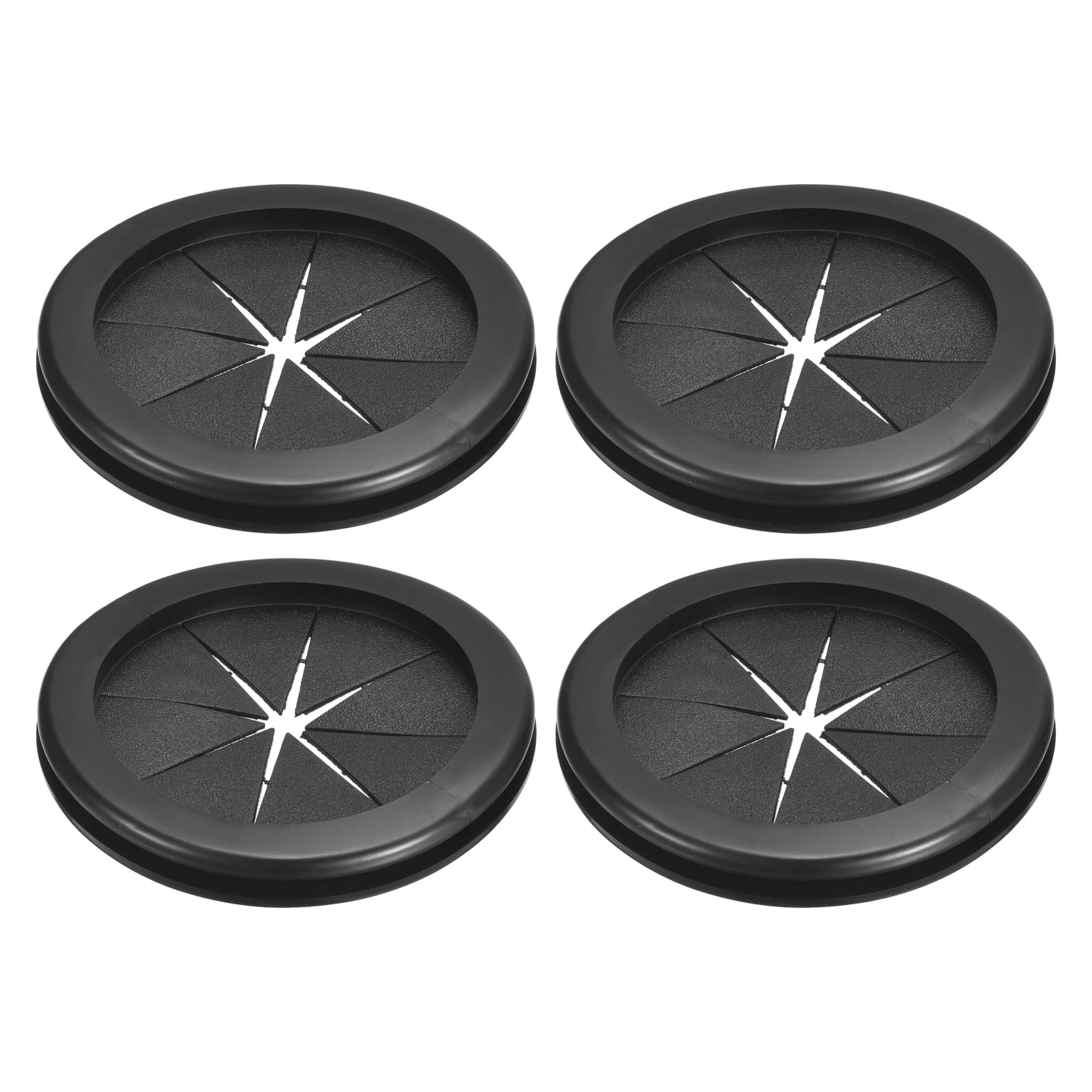 Uxcell 4Pcs Double Sided Rubber Grommets 2-7/16"(62mm) ID 2-3/4"(70mm ...