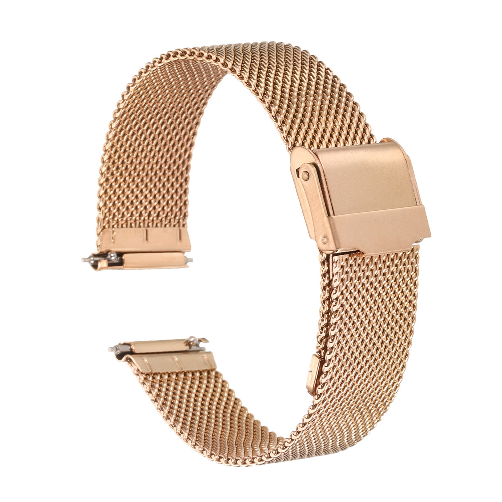 316L Stainless Steel Mesh Watch Band 17mm Quick Release Adjust Strap ...