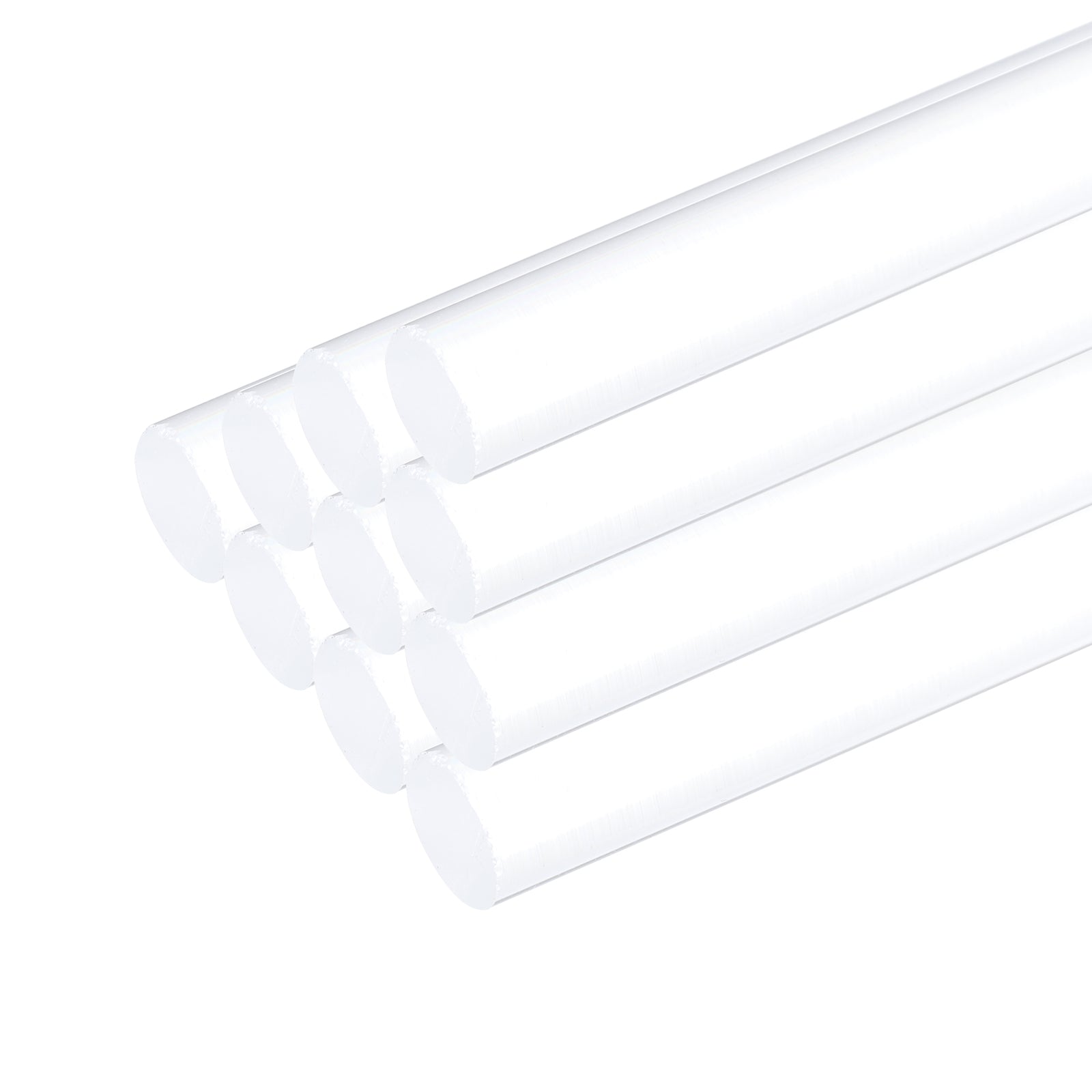 12pcs Acrylic Round Rods 3/8" x 10" Clear Plastic Acrylic Dowel Rods ...