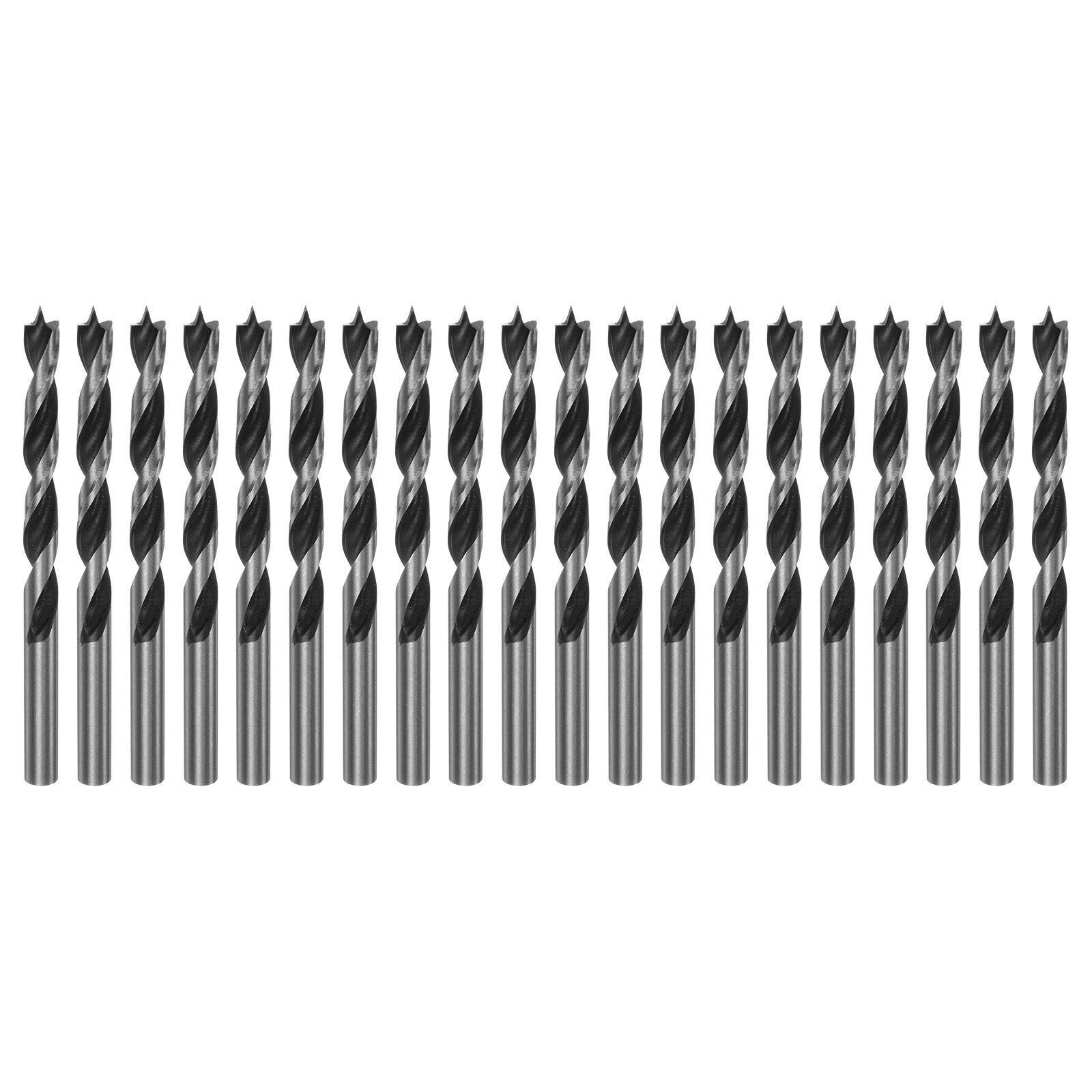 20pcs Brad Point Drill Bits 7mm(18/64") Dia Straight Round Shank Drill ...