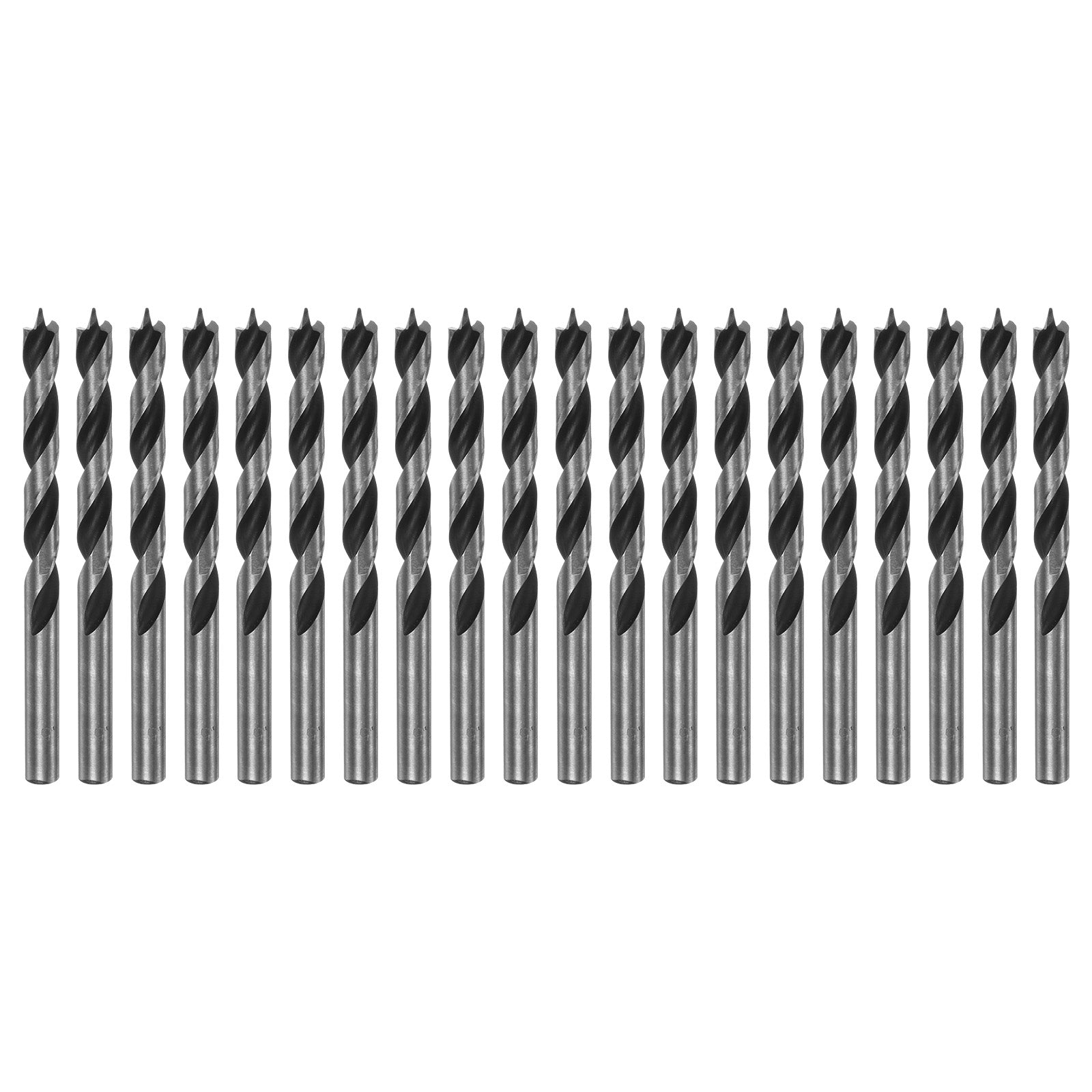 20pcs Brad Point Drill Bits 7.5mm(19/64") Dia Straight Round Shank ...