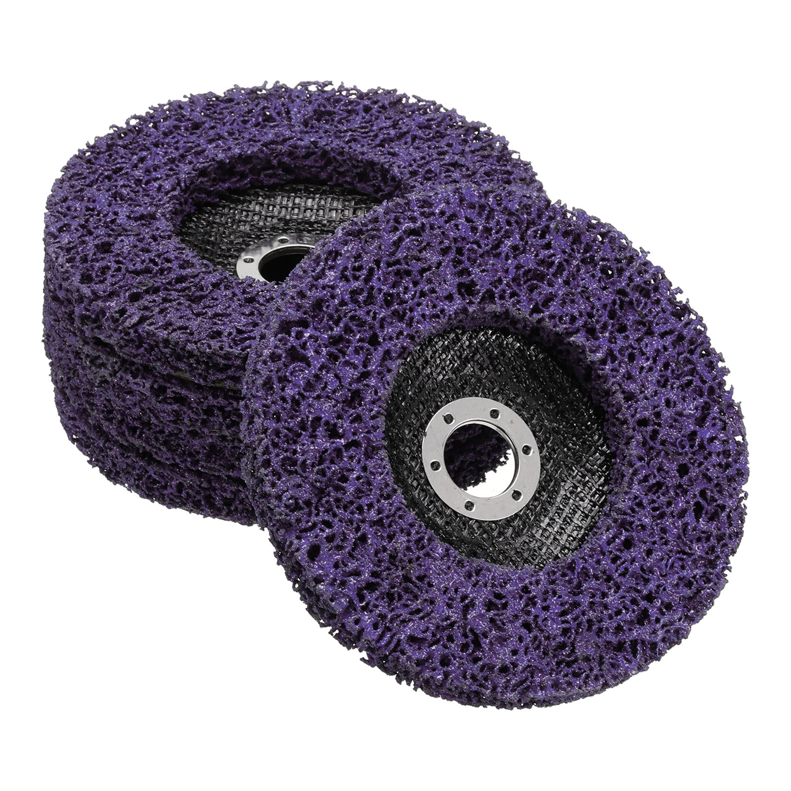 5pcs Strip Wheel Stripping Wheels 6"x7/8" for Angle Grinder Purple ...