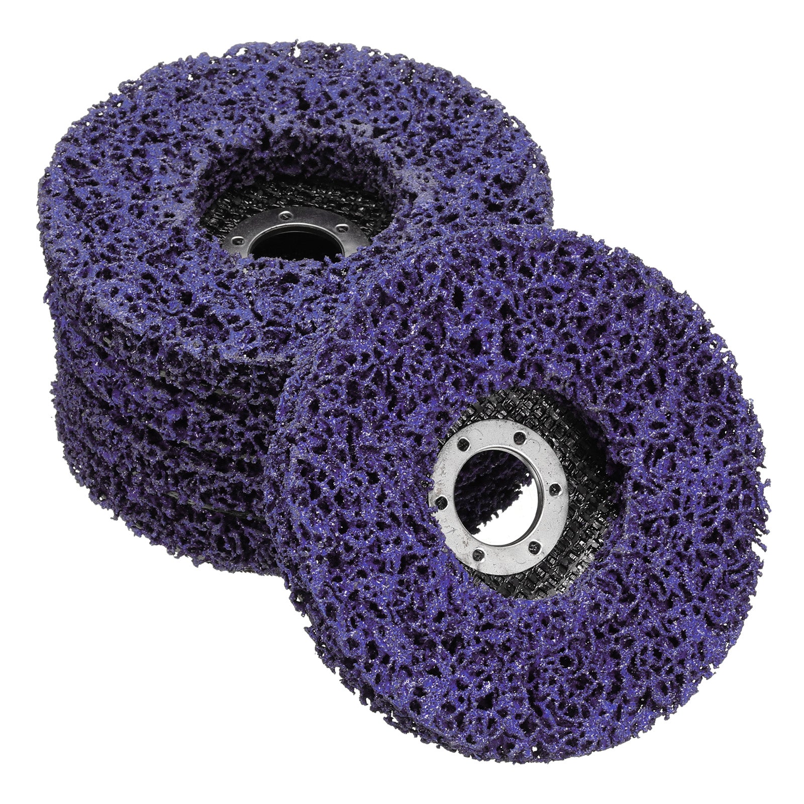 5pcs Strip Wheel Stripping Wheels 5"x7/8" for Angle Grinder Purple ...