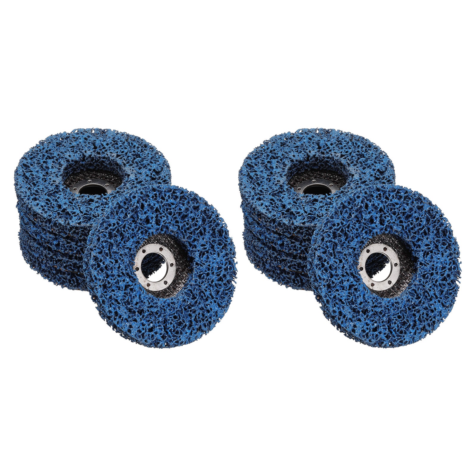 10pcs Strip Wheel Stripping Wheels 5"x7/8" for Angle Grinder Blue ...