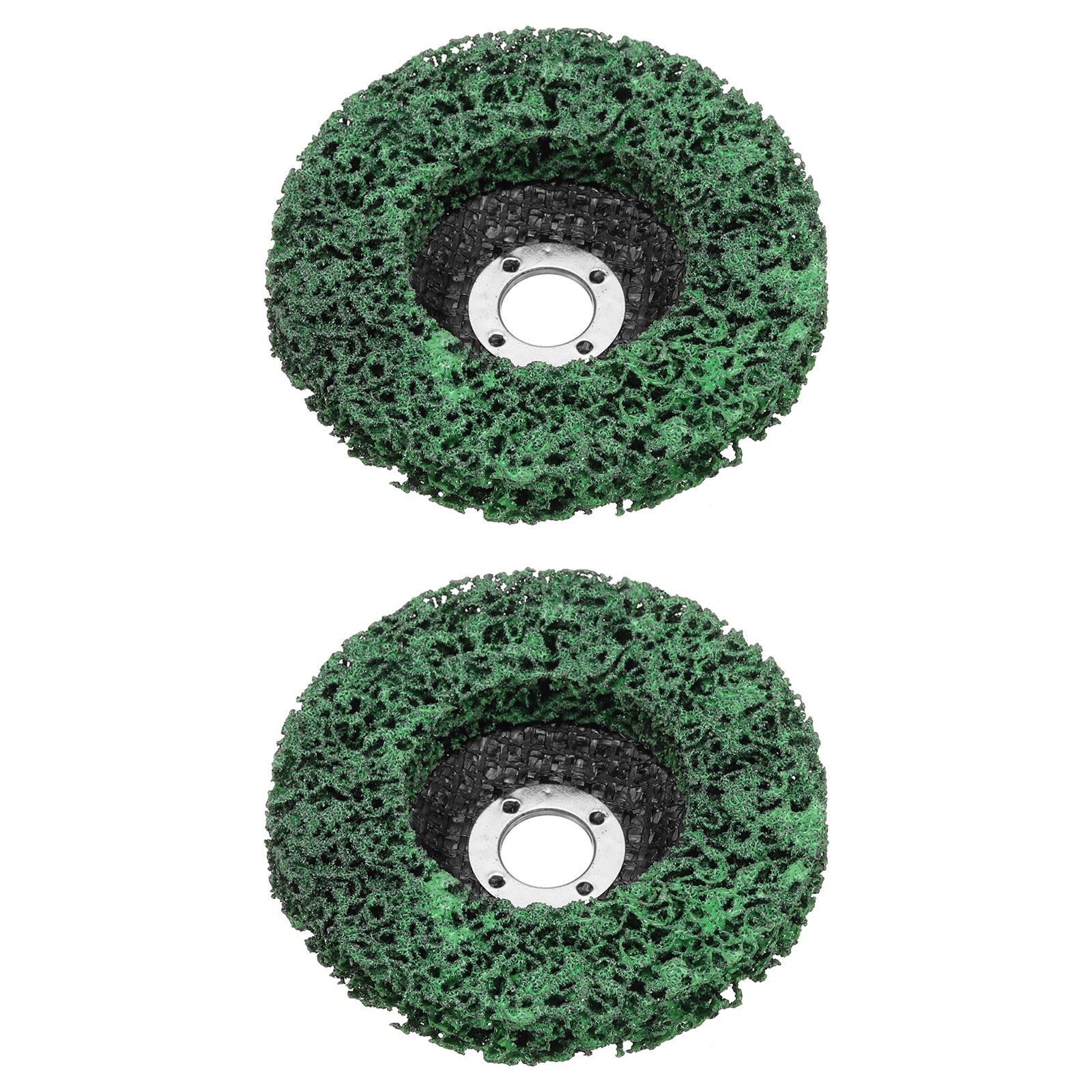 2pcs Strip Wheel Stripping Wheels 4"x5/8" for Angle Grinder Green ...