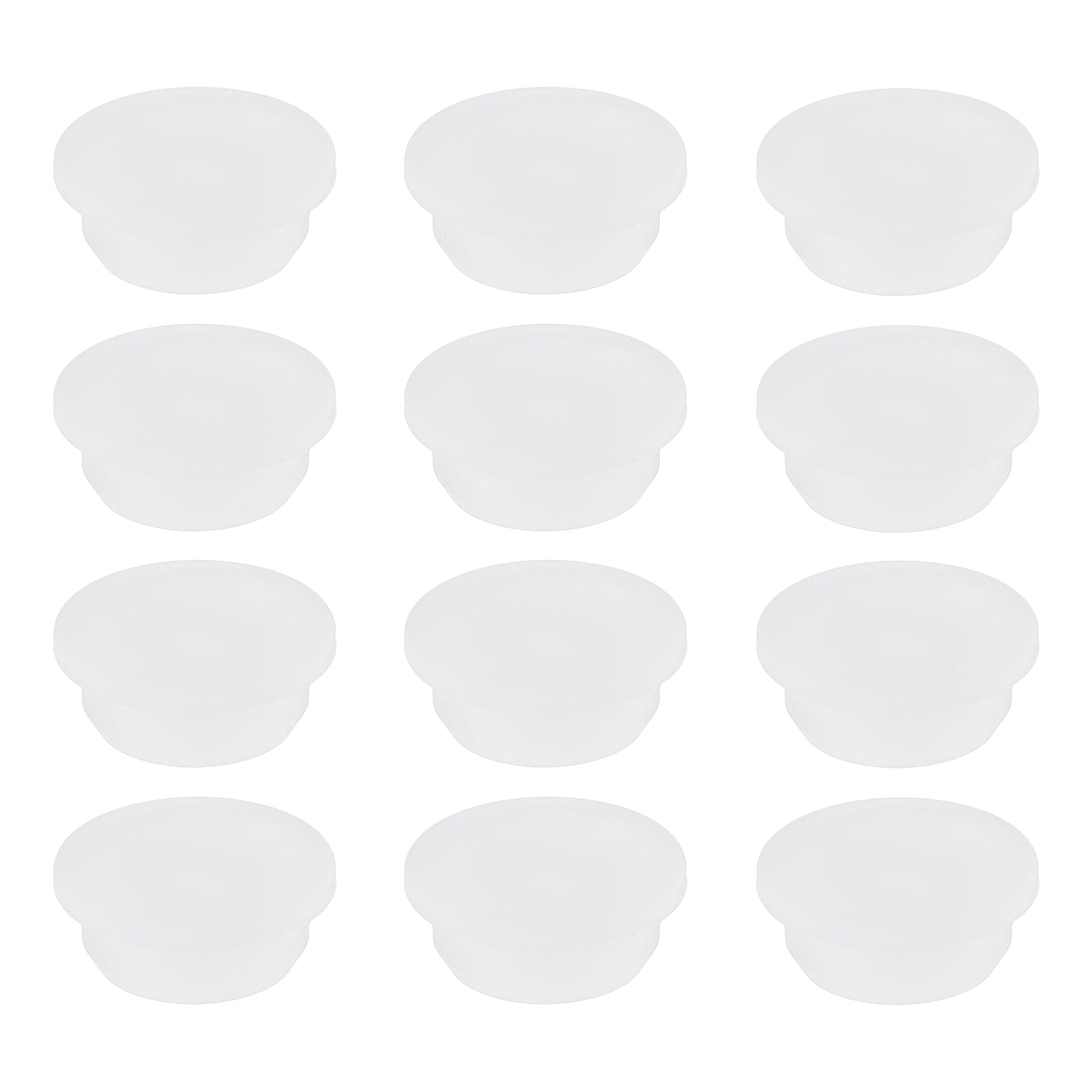 T-Shaped Silicone Rubber Hollow Plug for 30 to 31mm Hole White 12 ...