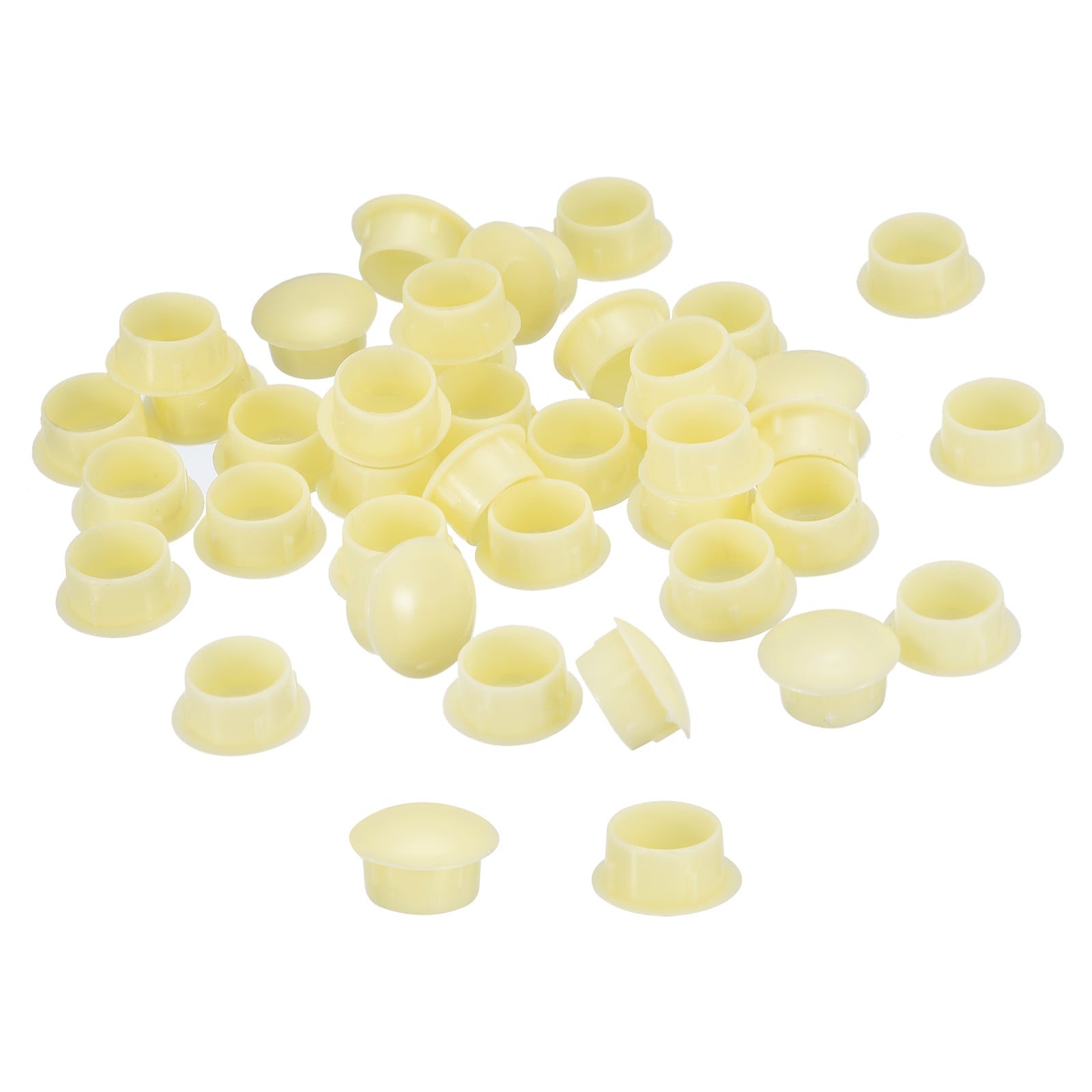 Uxcell 150Pcs Screw Hole Plugs, 14mm(9/16") Dia Plastic Button Plugs ...