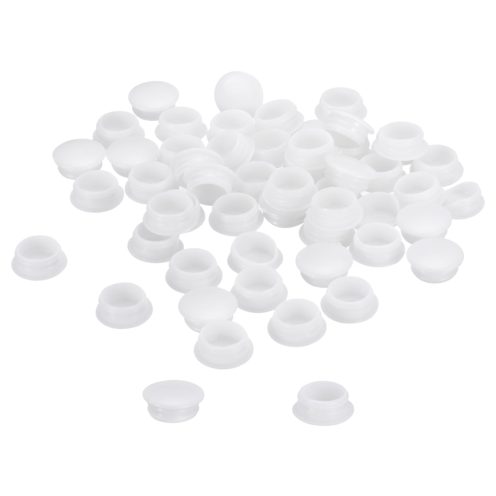 Uxcell 200Pcs Screw Hole Plugs, 15mm(9/16") Dia Plastic Button Plugs ...