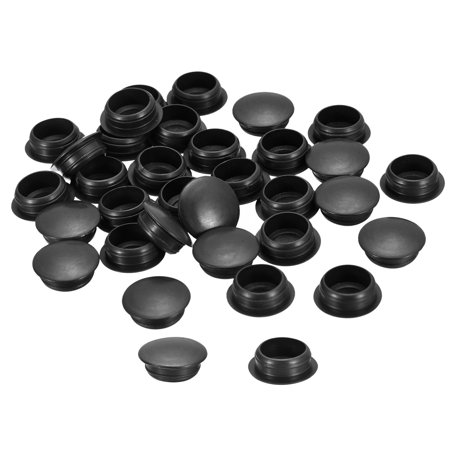 Uxcell 200Pcs Screw Hole Plugs, 16mm(5/8") Dia Plastic Button Plugs ...