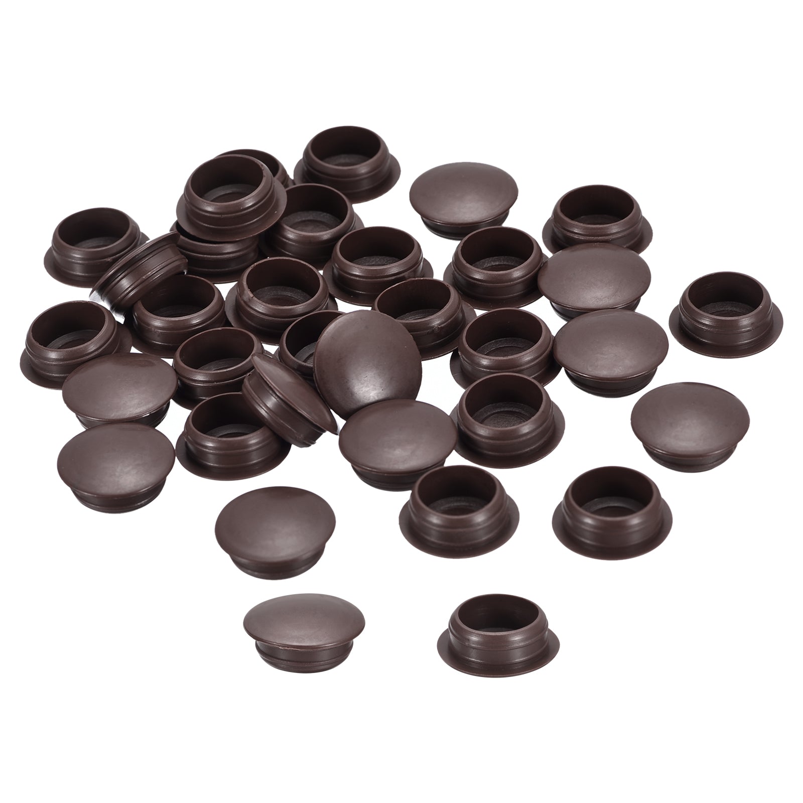 Uxcell 150Pcs Screw Hole Plugs, 16mm(5/8") Dia Plastic Button Plugs ...