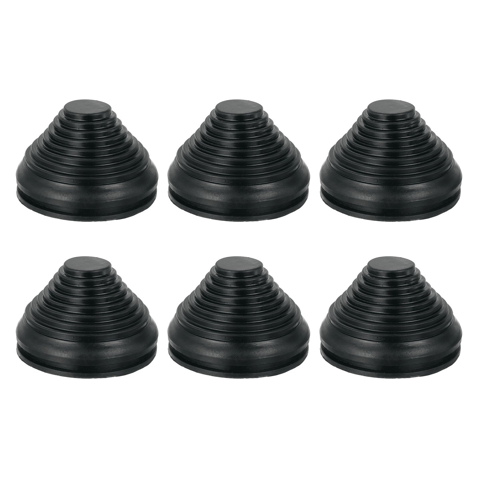 Uxcell 6 Pcs Tower Shaped Grommet 70mm 2.75 Inch, Rubber Plugs Hole for ...